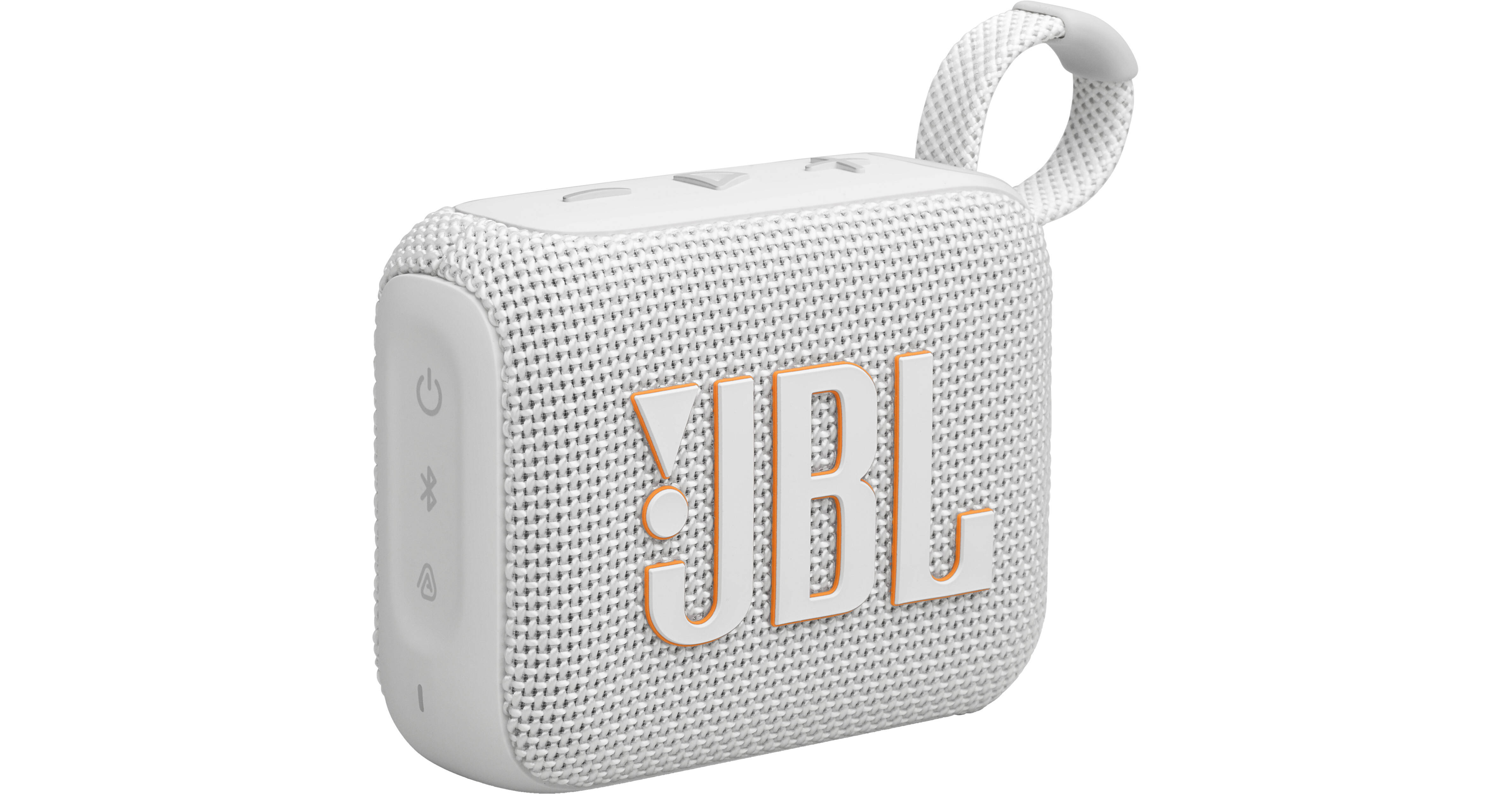 JBL Go 4 Portable Bluetooth Speaker (White) JBLGO4WHTAM B&H