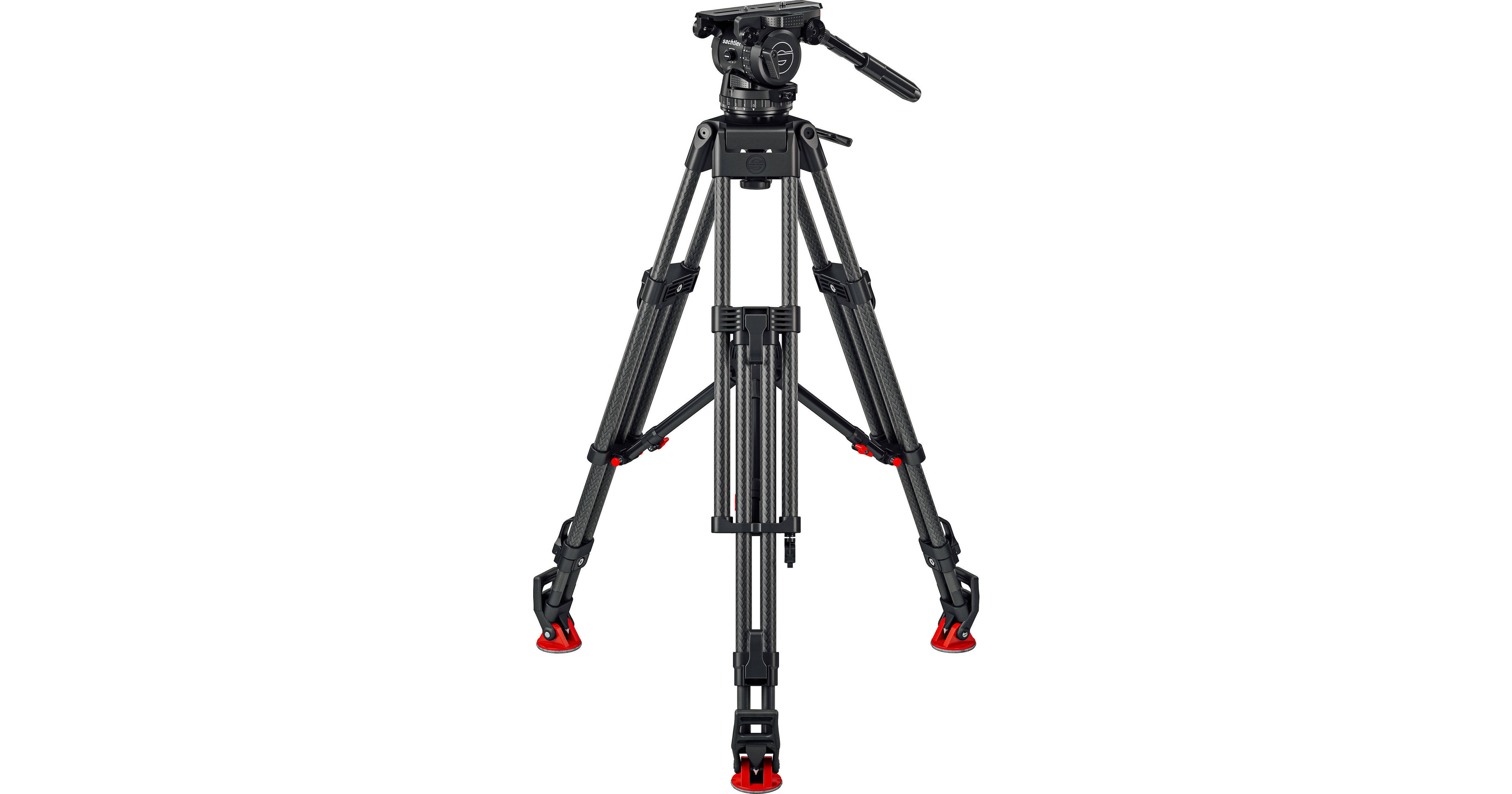 Sachtler CF 100 ENG HD 2CF Mid-Level Tripod System with Cine