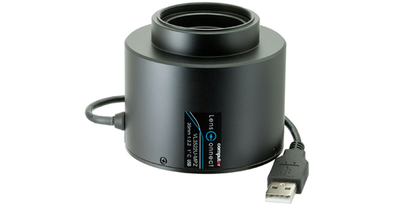 computar LensConnect C-Mount 35mm Fixed Focal Lens VL3522U-MPZ