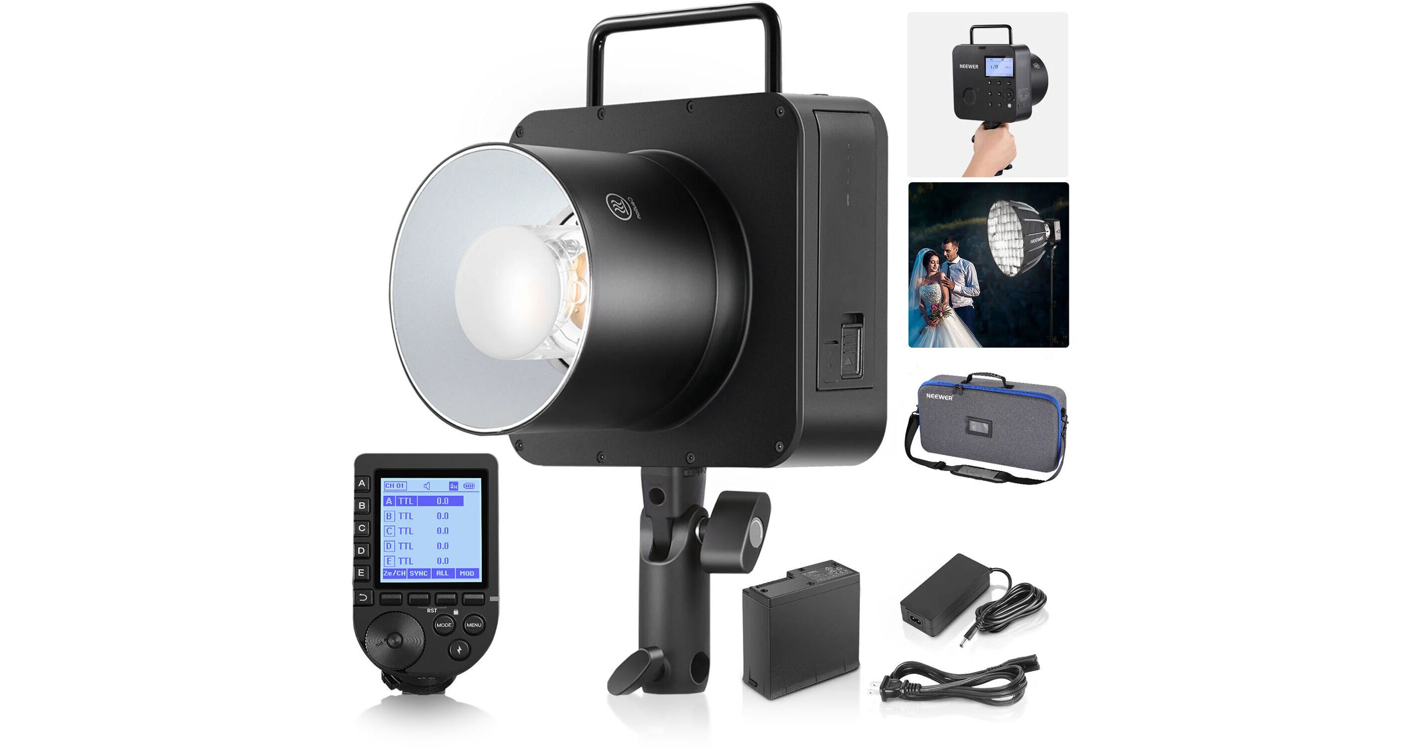 Neewer Q4 TTL Flash Strobe with QPRO-S Trigger 66603212 B&H