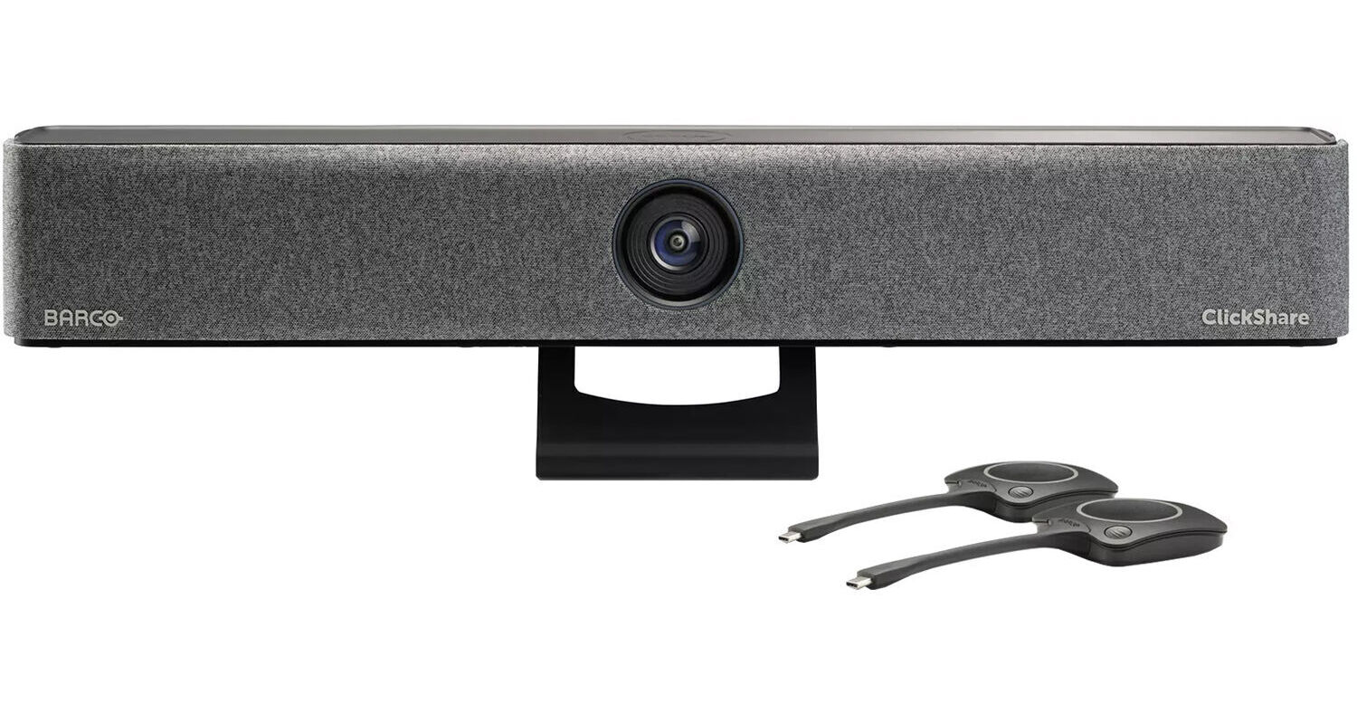 Barco ClickShare All-in-One Video Bar Pro with Two R9861633USB2