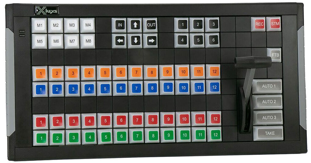 X-keys XKE-124 T-Bar Pre-Assembled Video Switcher
