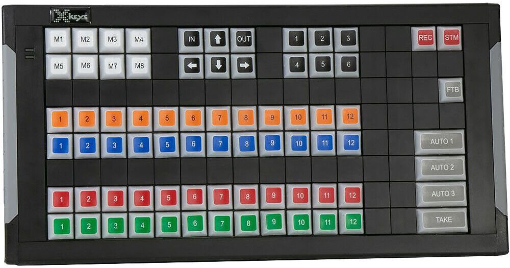 X-keys XKE-128 Video Switcher Controller for vMix