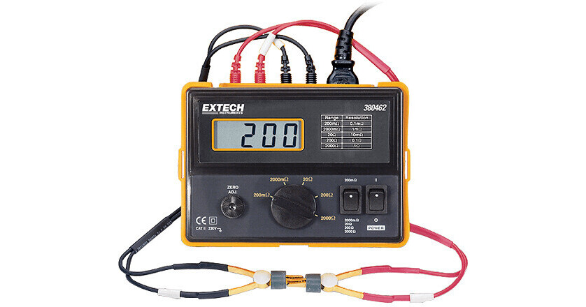 FLIR Precision Milliohm Meter with 4-Wire Harness and