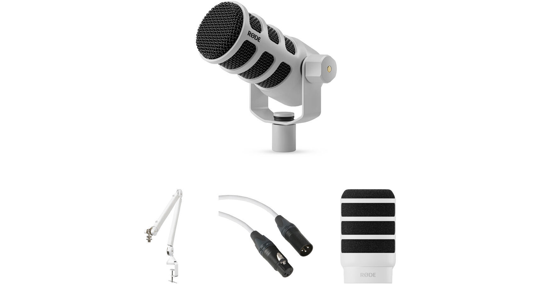 RODE PodMic 1-Person Podcasting Microphone Kit with Studio Boom