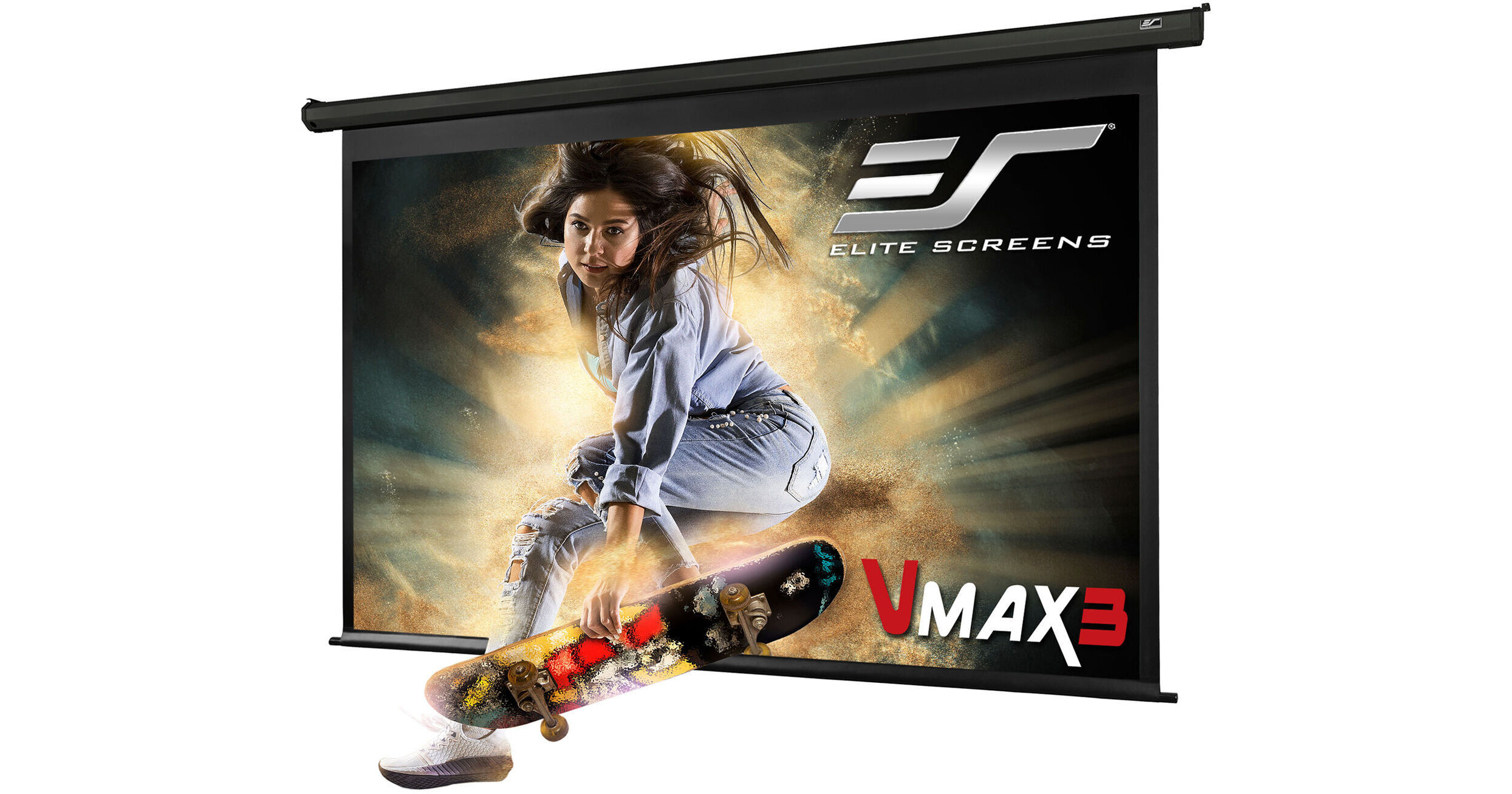 Elite Screens VMAX 3 Series 16:9 Electric VMAX135UWH3 B&H Photo