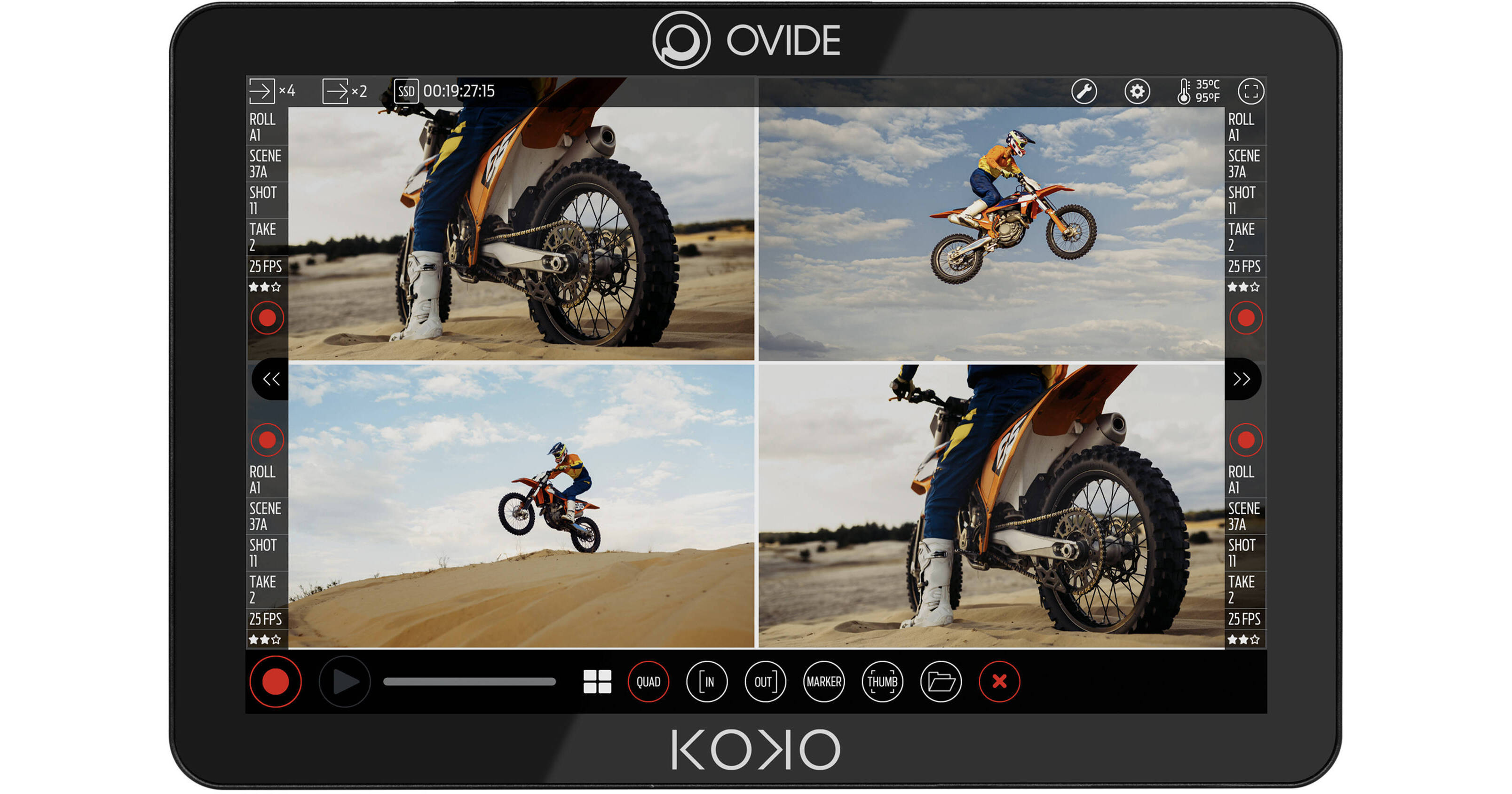 OVIDE Koko 10" HDR Touchscreen Recording Monitor PKOSSI003 B&H