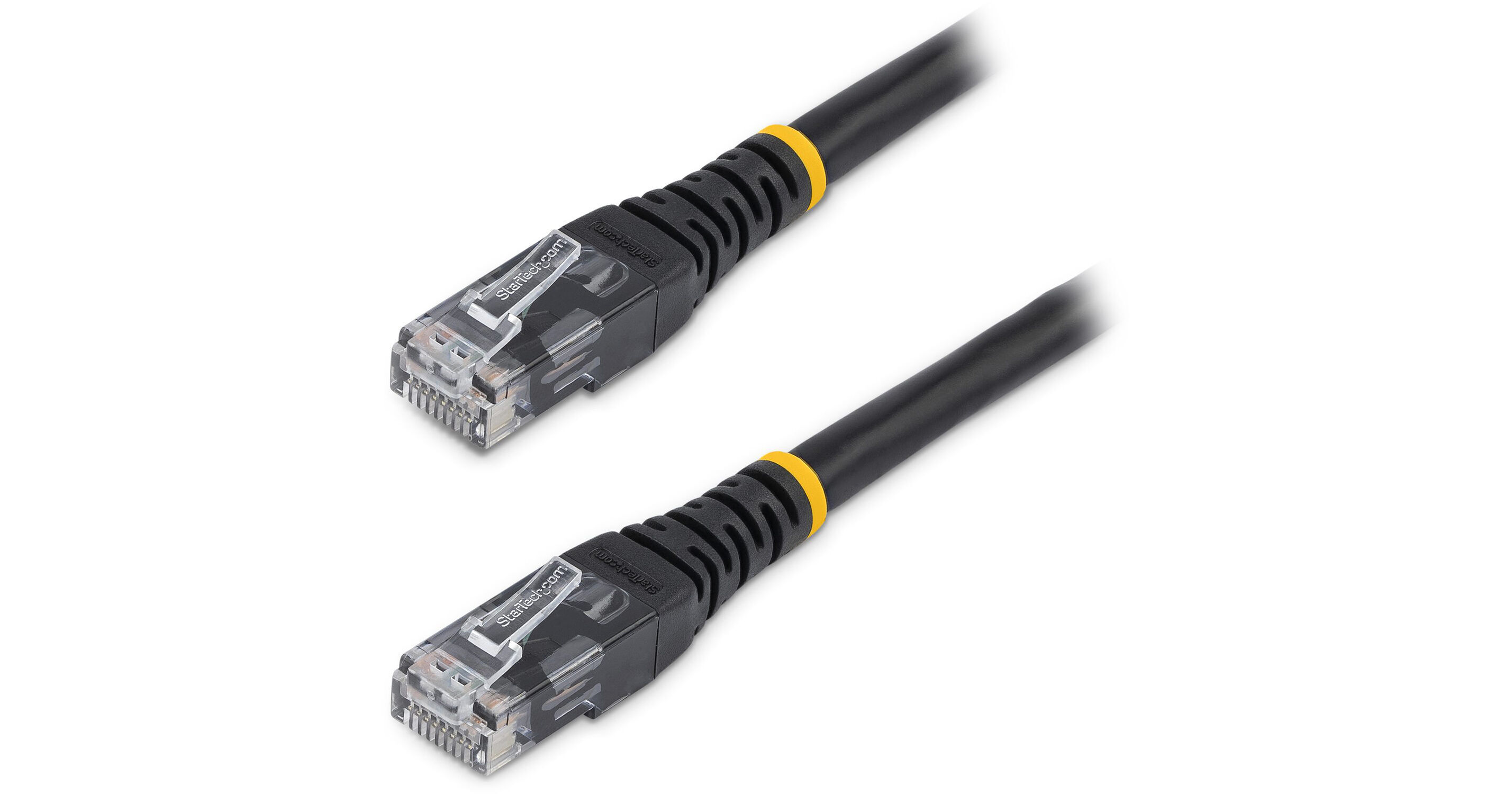 StarTech Cat 6 Ethernet Patch Cable (6', Black) C6PATCH6BK B&H