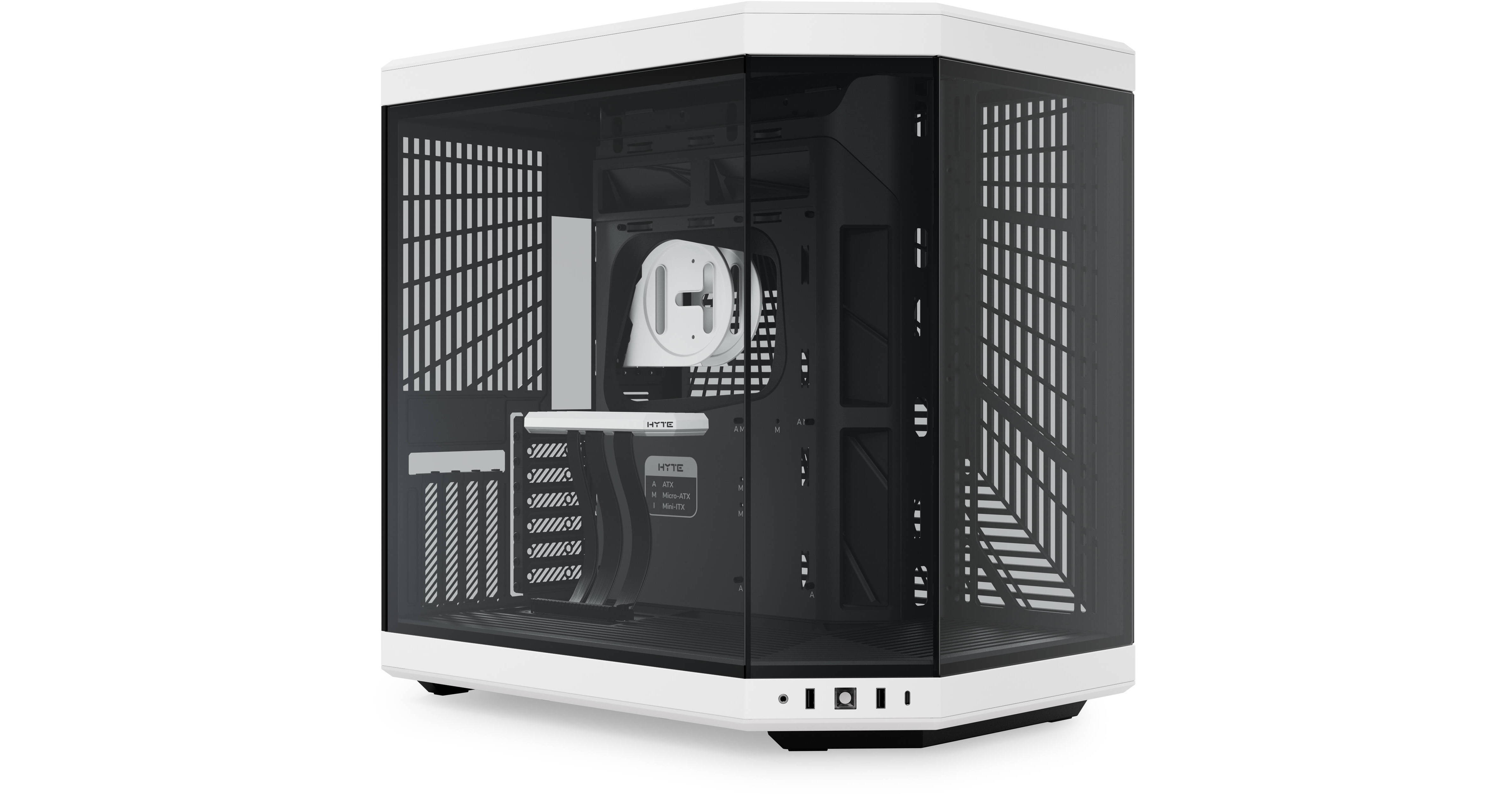 HYTE Y70 Mid-Tower Case (Black and White) CS-HYTE-Y70-BW B&H