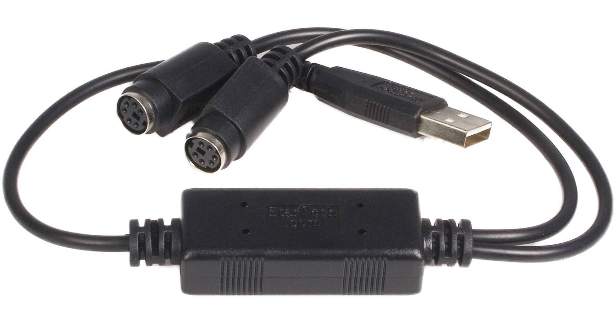 StarTech 18" USB-A to PS/2 Adapter Cable (Black) USBPS2PC B&H
