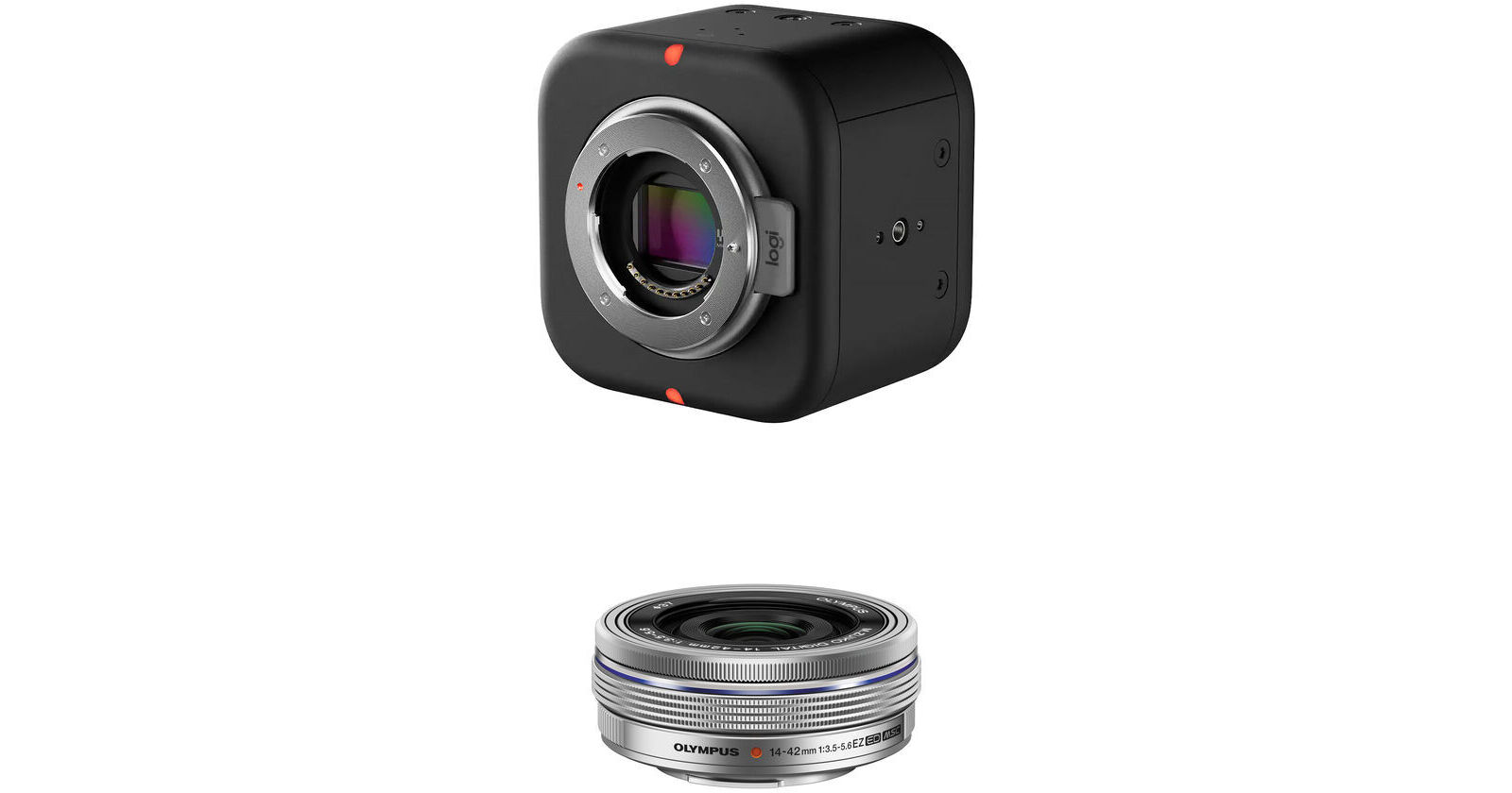 Mevo Core UHD 4K Camera with Olympus 14-42mm Lens Kit (Silver)