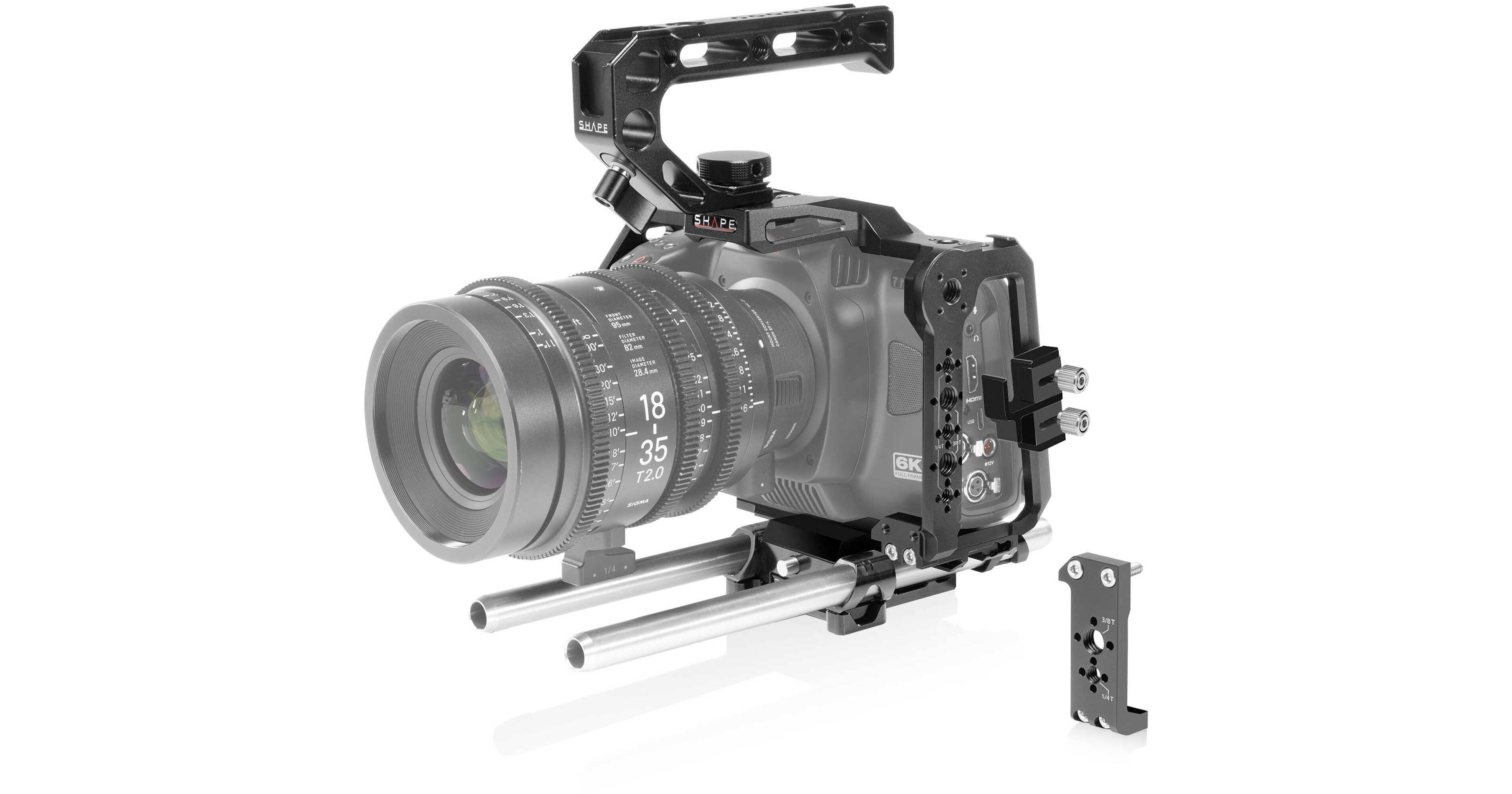 SHAPE Cage with Top Handle & 15mm Rod System BM6KROD B&H Photo