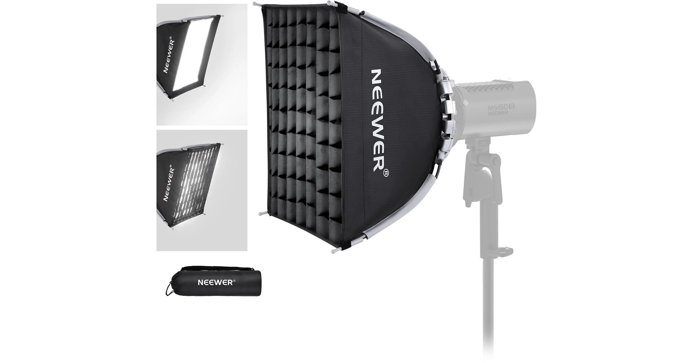 Neewer Square Quick Release Softbox with Grid 66603693 B&H Photo