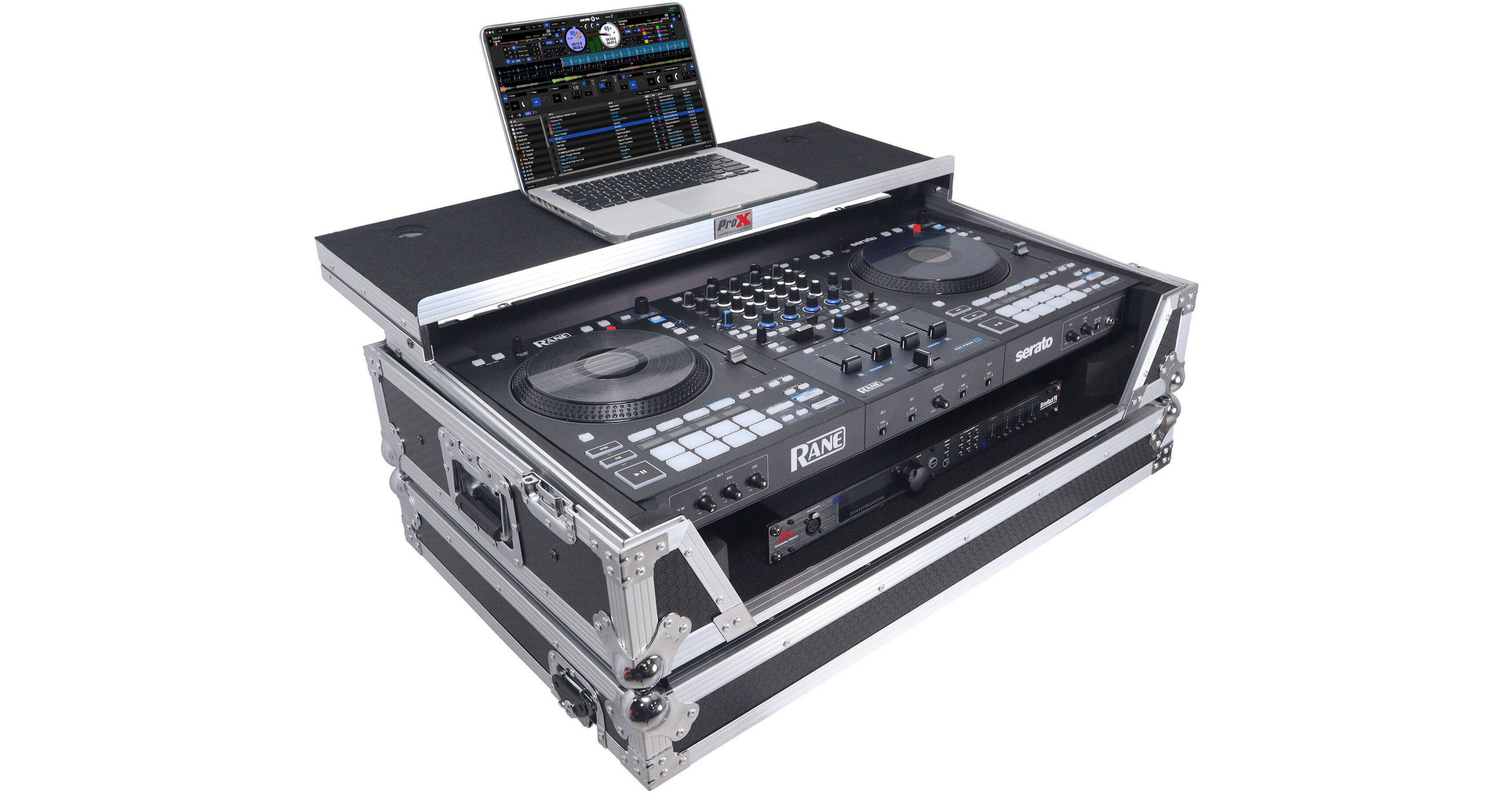 ProX ATA Flight-Style Road Case for RANE Four DJ XS-RANEFOURWLT
