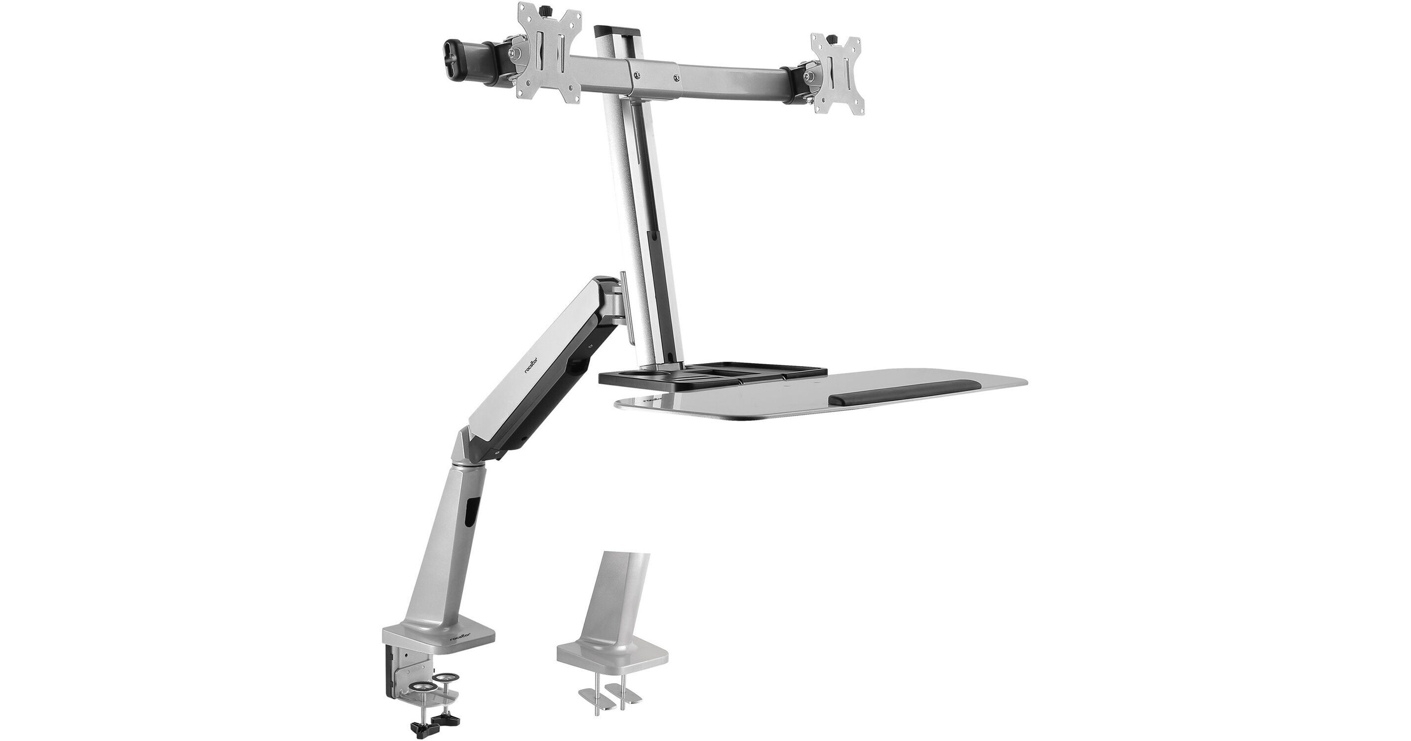 Rocstor ErgoCenter ED6 Premium Dual Monitor Desk Mount