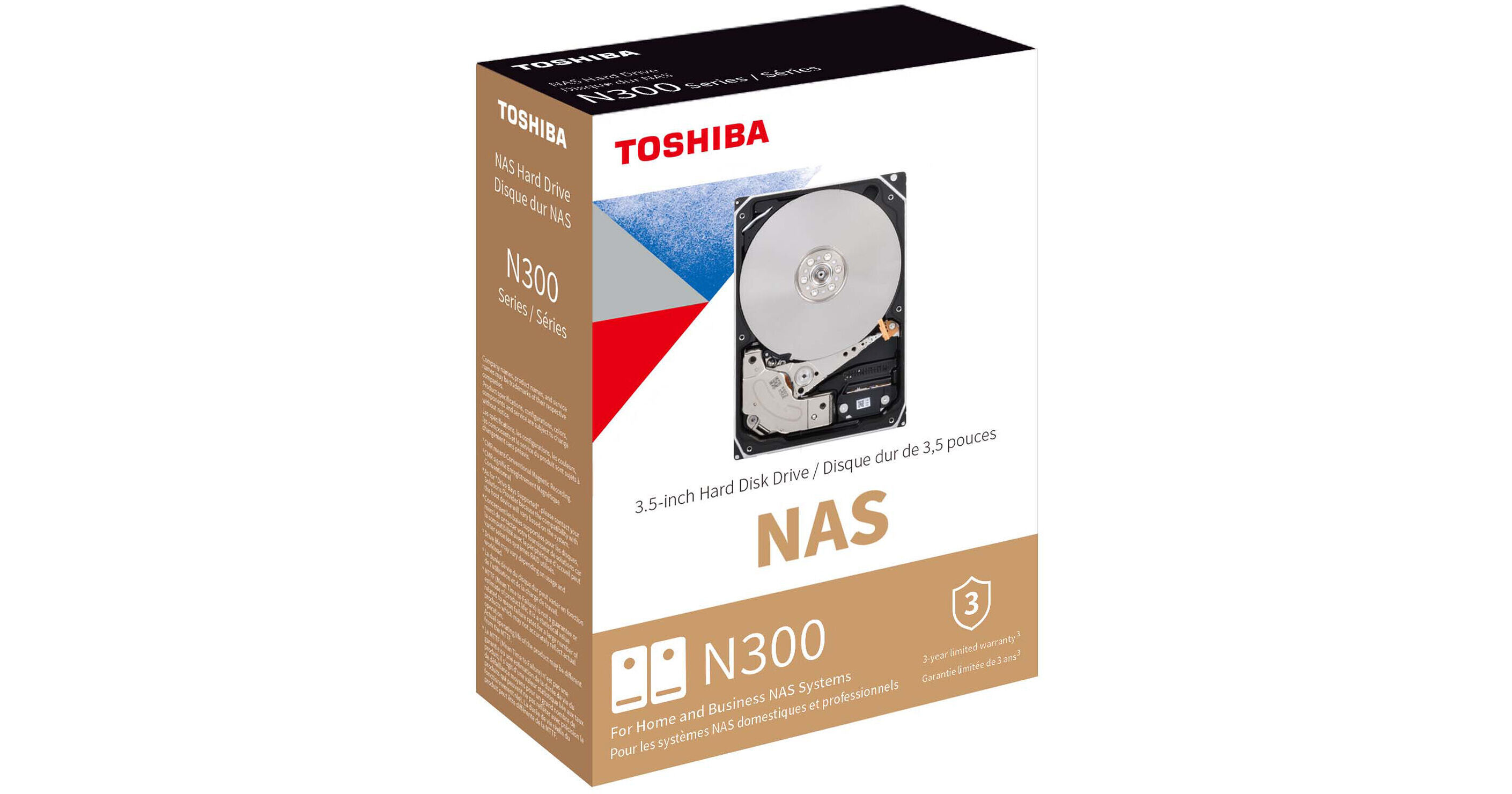 Toshiba 16TB N300 7200 rpm SATA III 3.5" Internal HDWG51GXZSTA