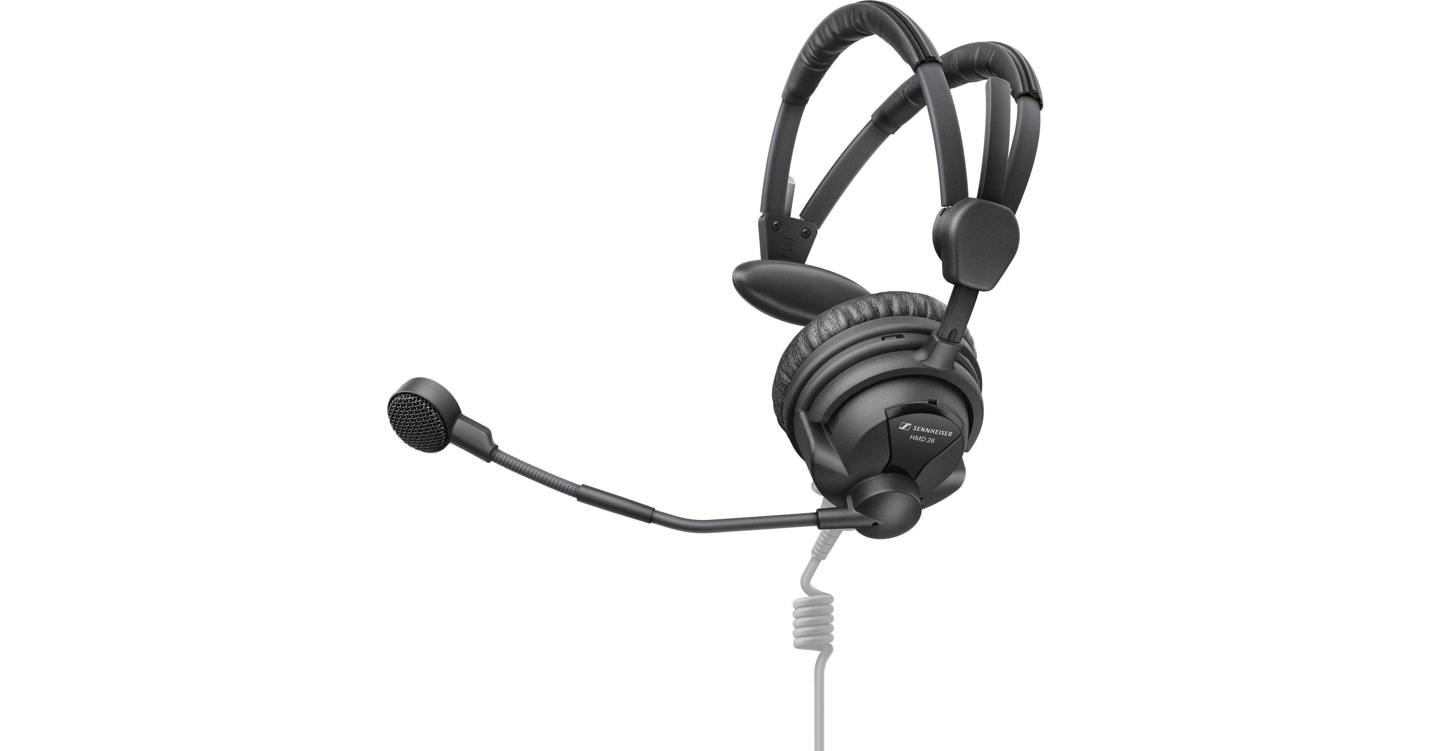 Sennheiser HMD 26 S Single-Ear On-Ear Broadcast Headset 700319