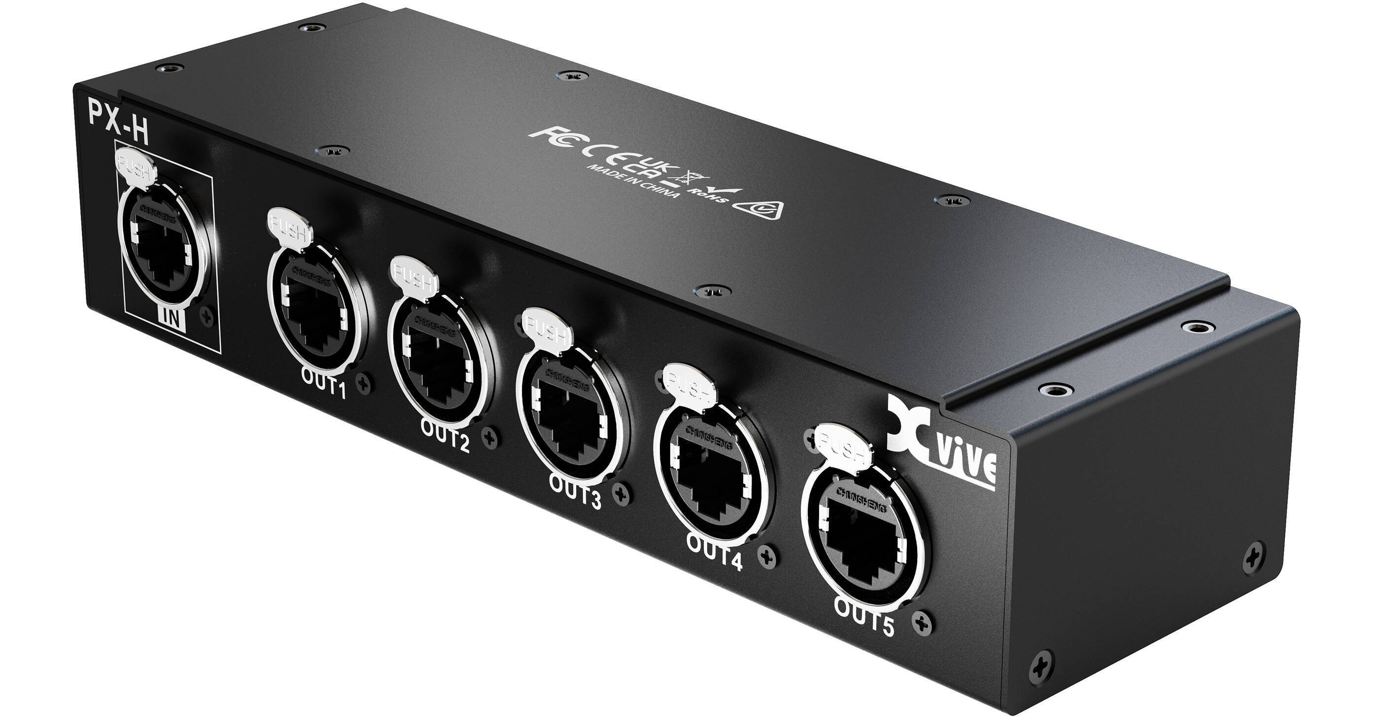 Xvive Audio PX-H Hub Breakout Box for Five PX-A Personal PX-H