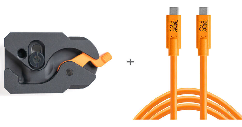 Tether Tools TetherGuard LeverLock Plate & TetherPro LLPC15-ORG