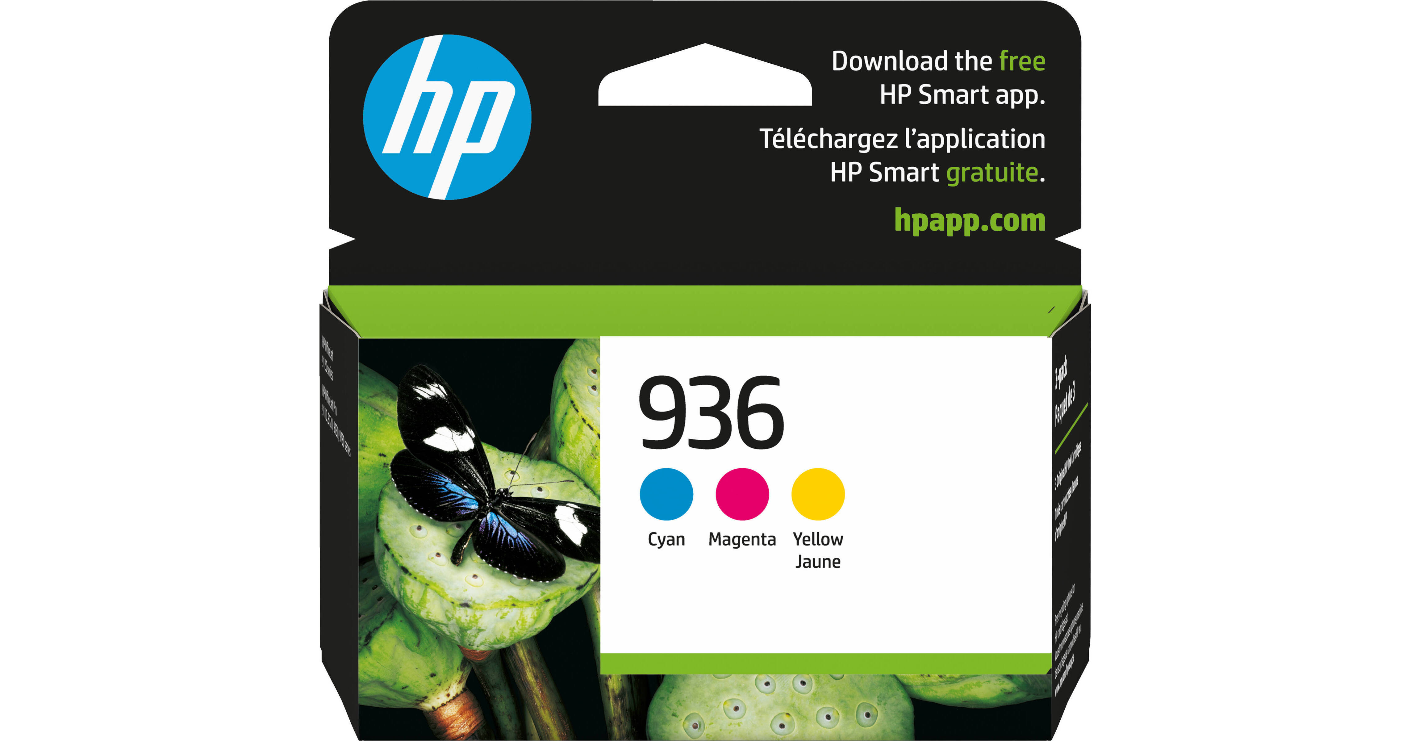 HP 936e EvoMore Cyan/Magenta/Yellow Officejet Pro Ink 6C3Z3LN