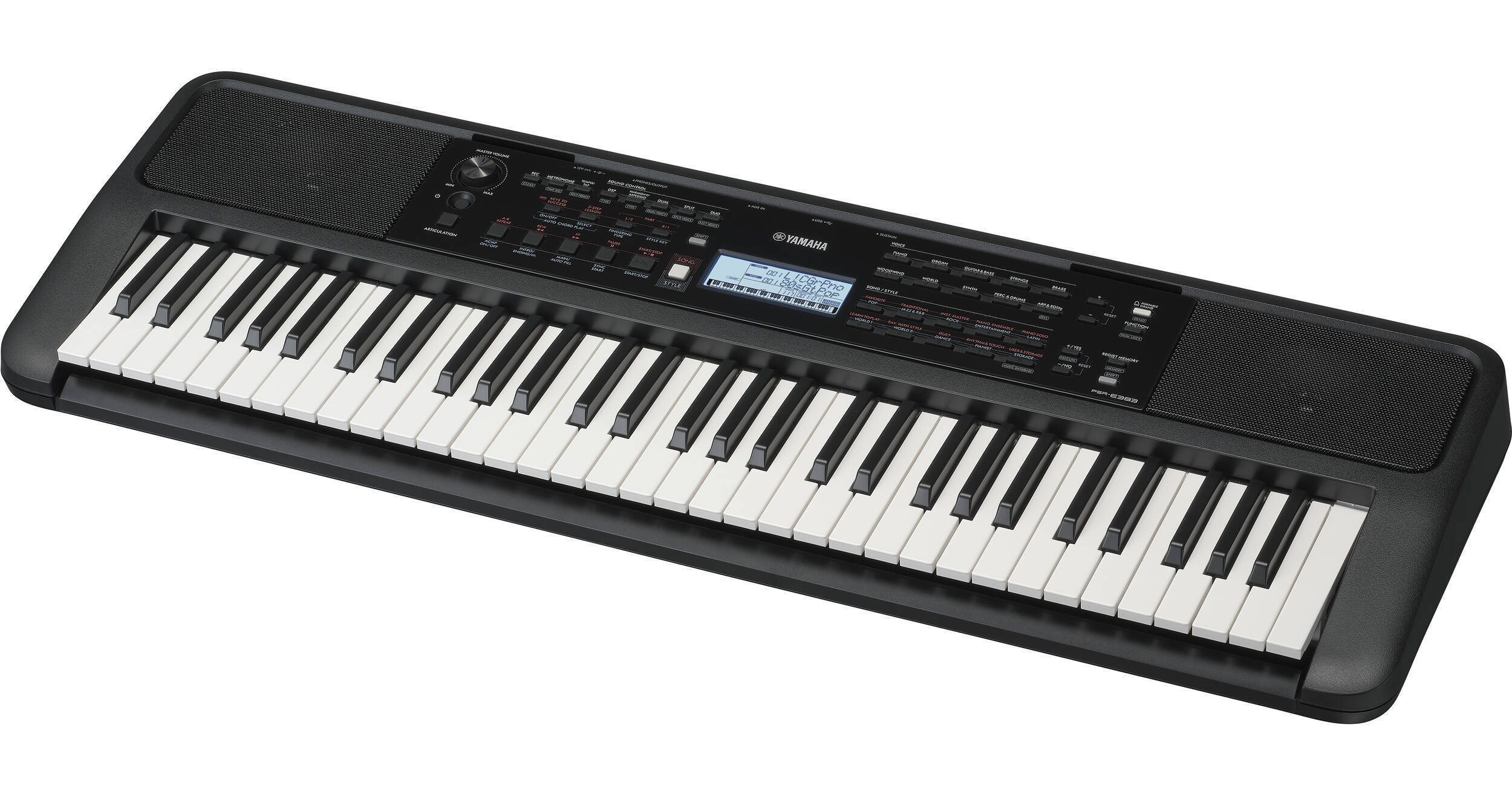 Yamaha PSR-E383 61-Key Touch-Sensitive Portable Keyboard PSRE383