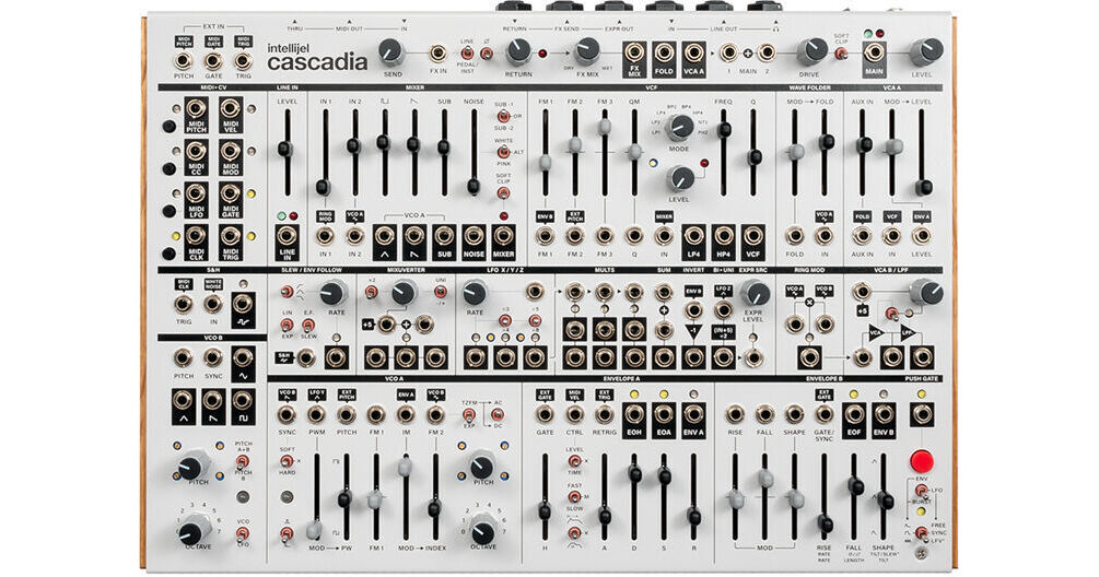 intellijel Cascadia Eurorack-Compatible CASCADIA-WHITE B&H Photo