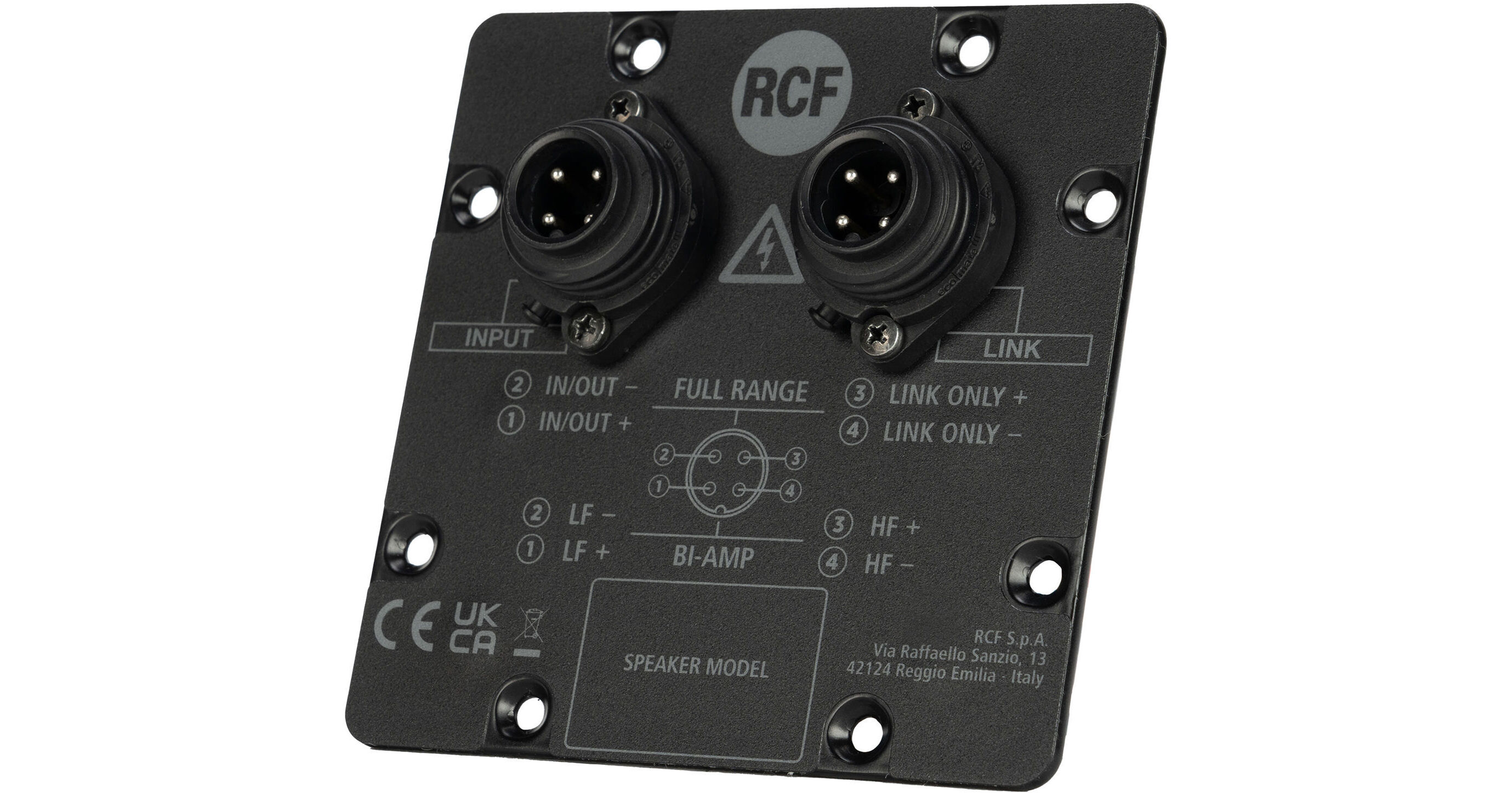 RCF Amphenol I/O Option Panel for Compact AC-PNL-I/O-AMPHENOL