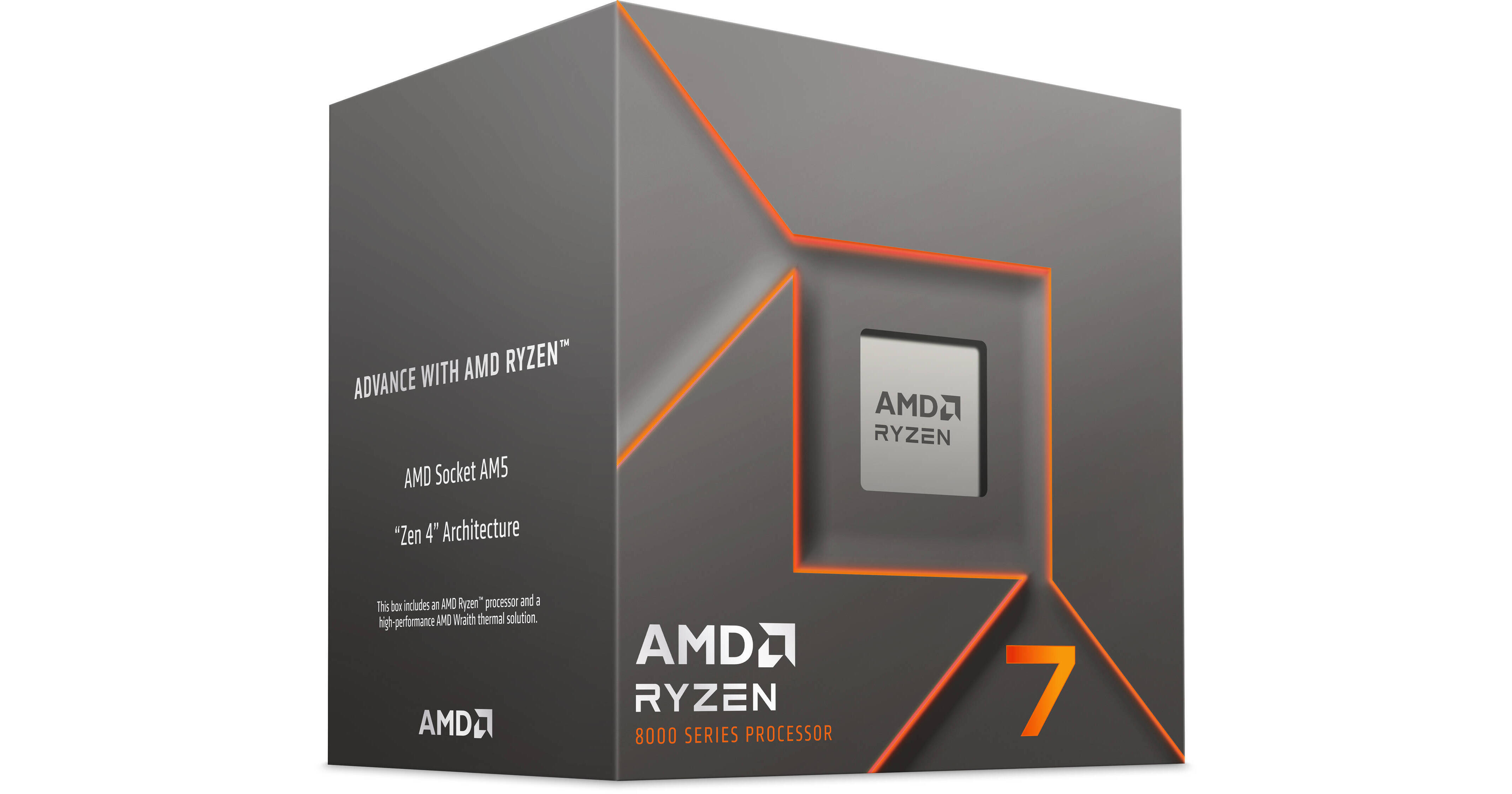 AMD Ryzen 7 8700F 4.1 GHz Eight-Core AM5 100-100001590BOX B&H