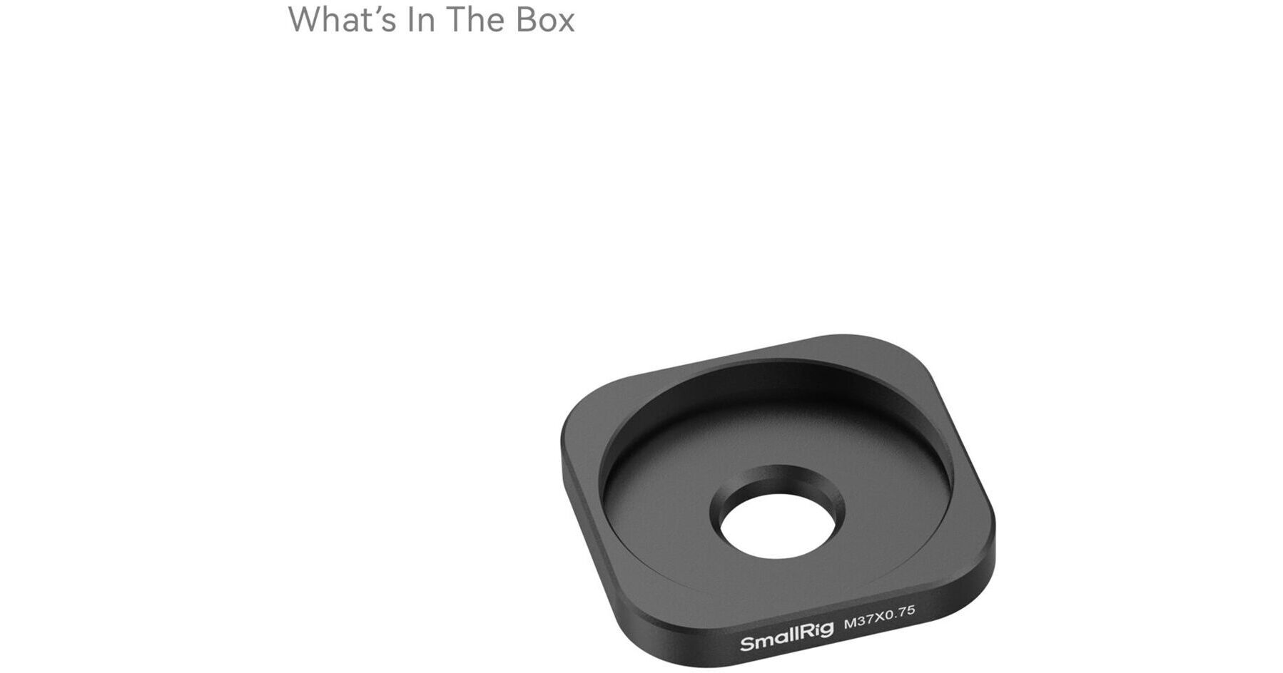 SmallRig Universal T-Mount to 37mm Threaded Lens Adapter Ring