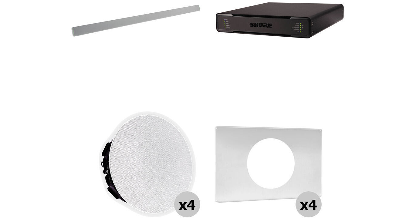 Shure MXA710 Linear Array Microphone Small Room 714P W-V B&H