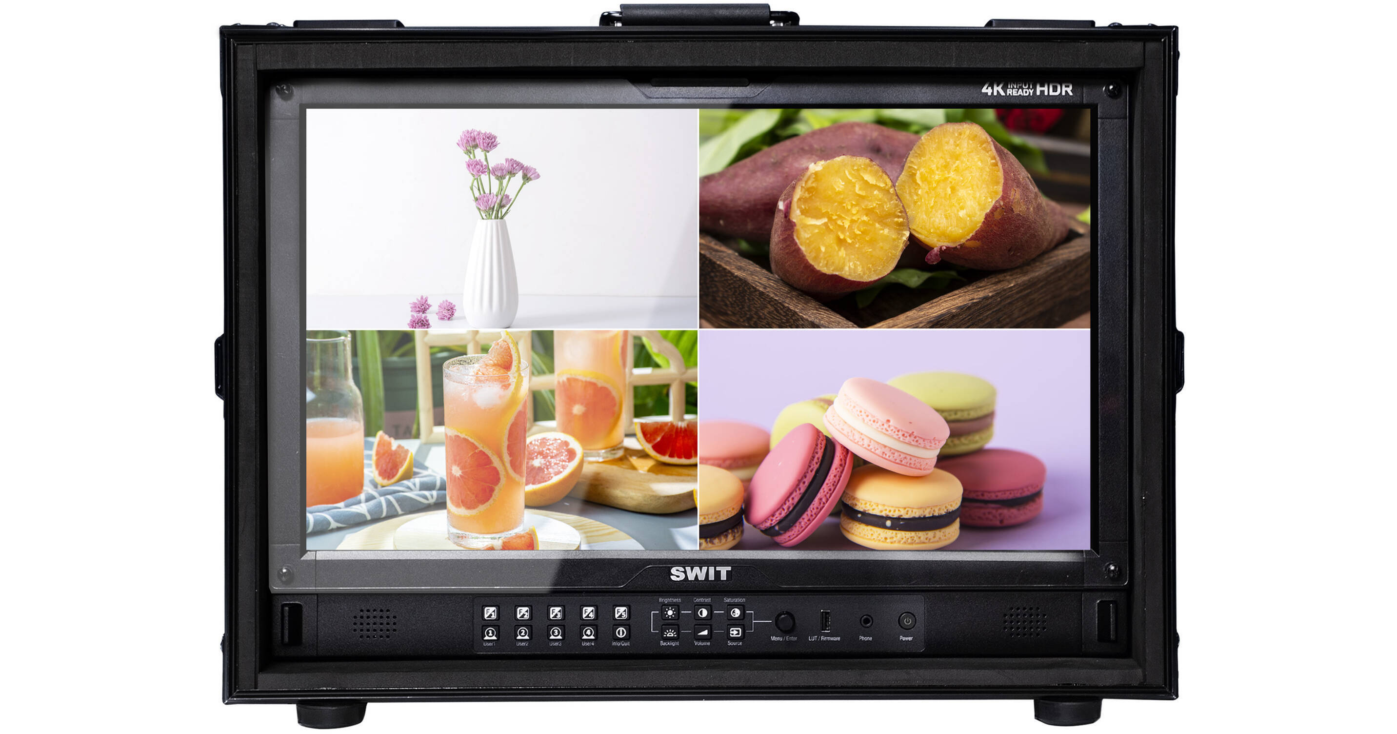 SWIT 21.5" Quad-Link 4K Production Monitor FM-215HDR B&H Photo
