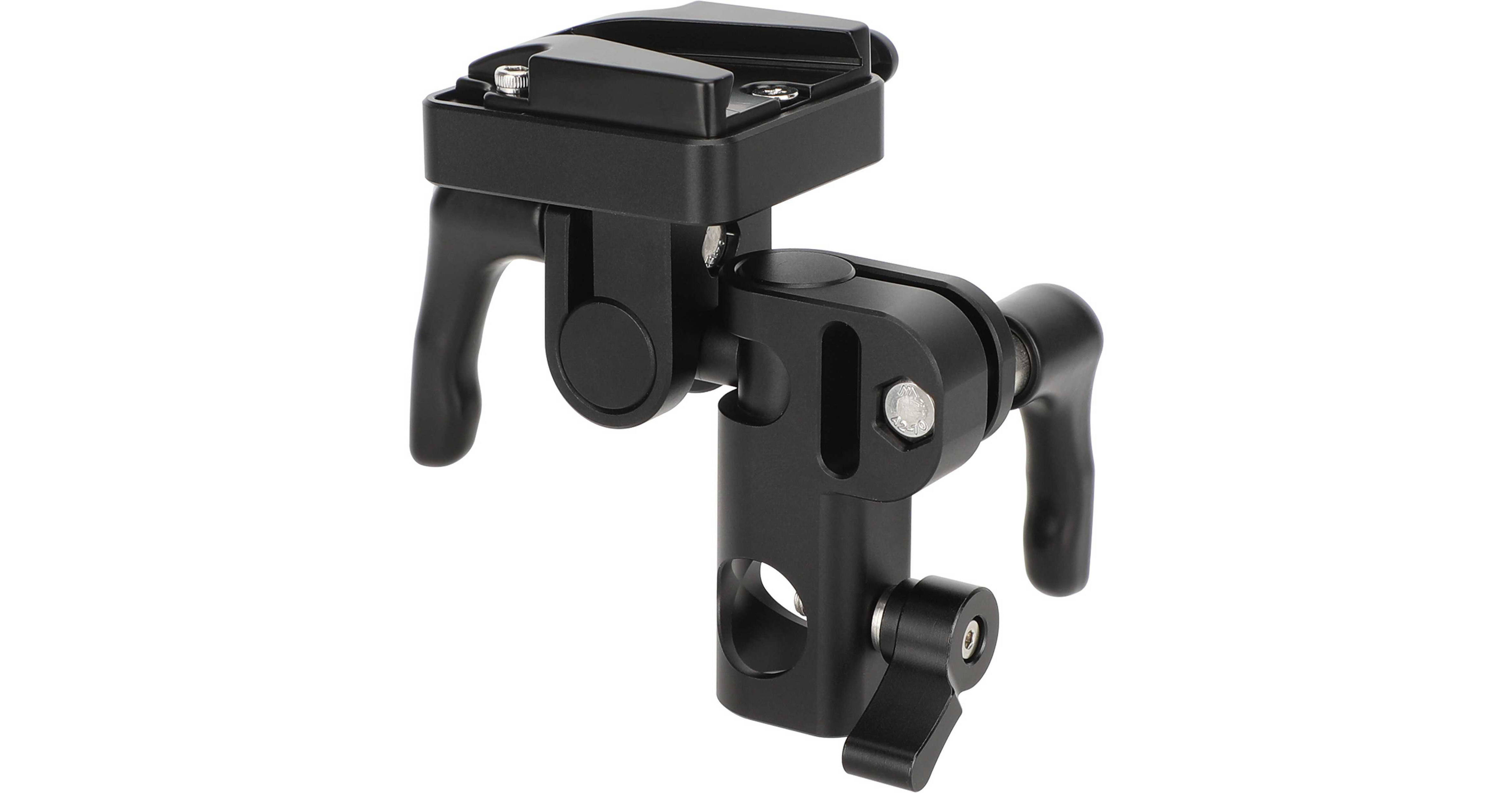 CAMVATE Quick Release V-Lock Mount to C-Stand/Baby Pin C3499 B&H