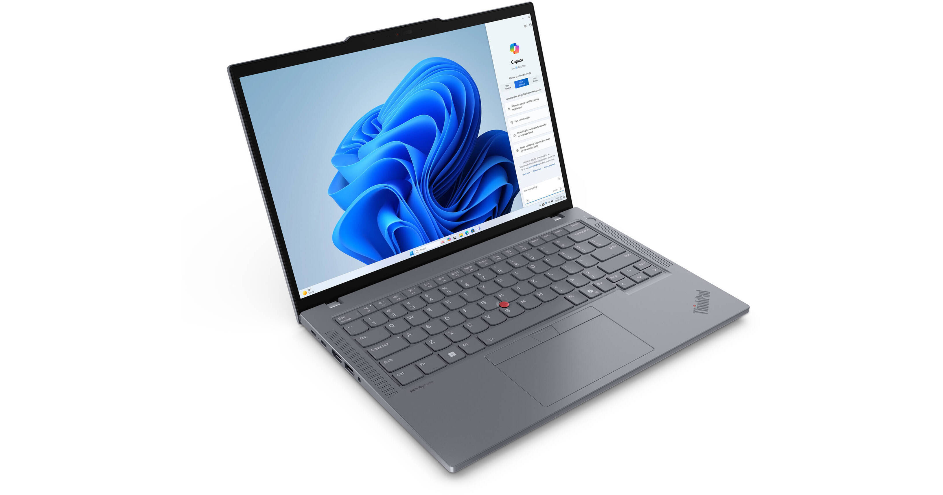 Lenovo 14" ThinkPad T14 Gen 5 Multi-Touch Laptop (Gray)