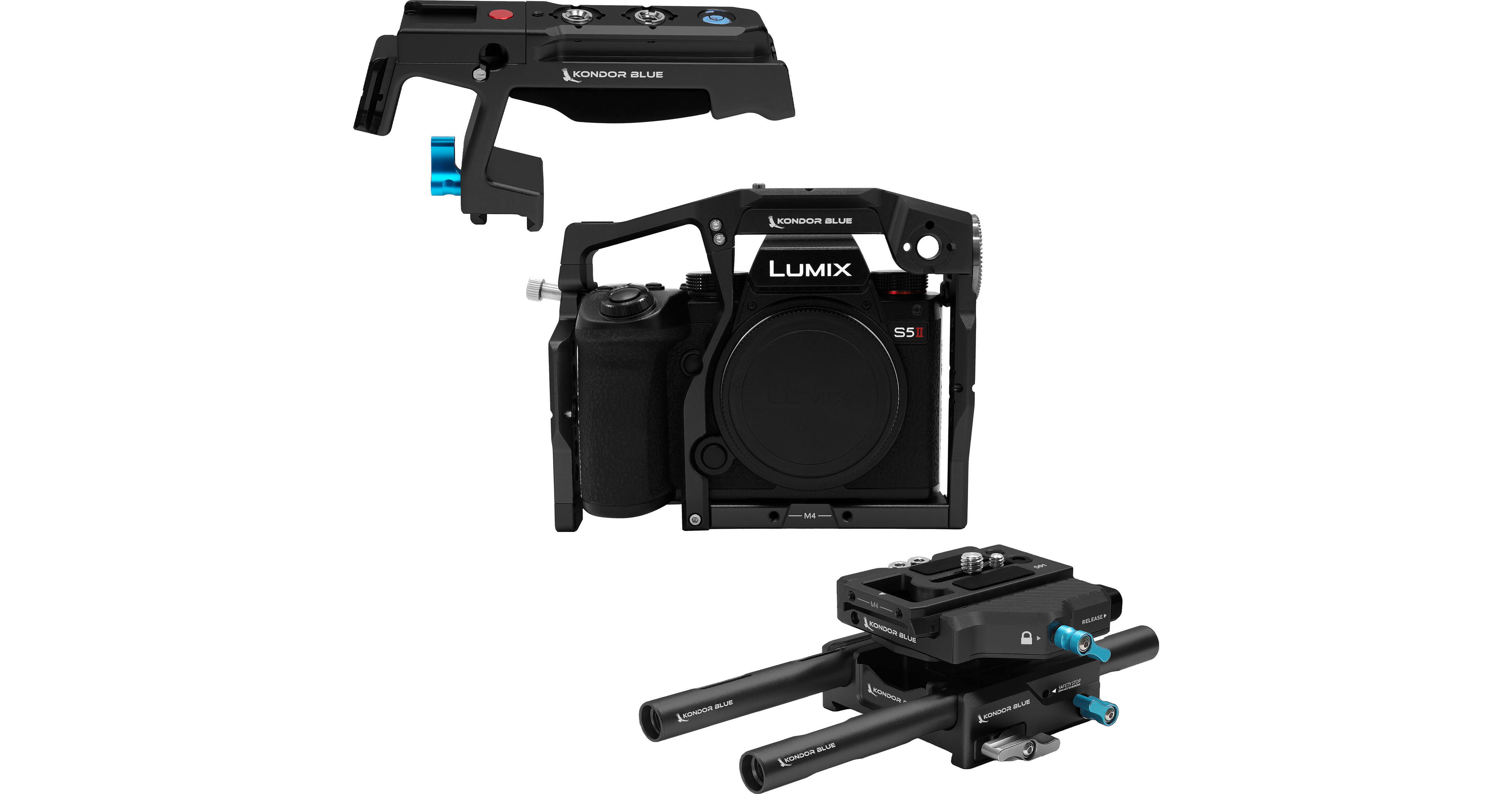 Kondor Blue Base Rig MK II for Lumix S5 II/X KB_PS5II_BR_BK B&H