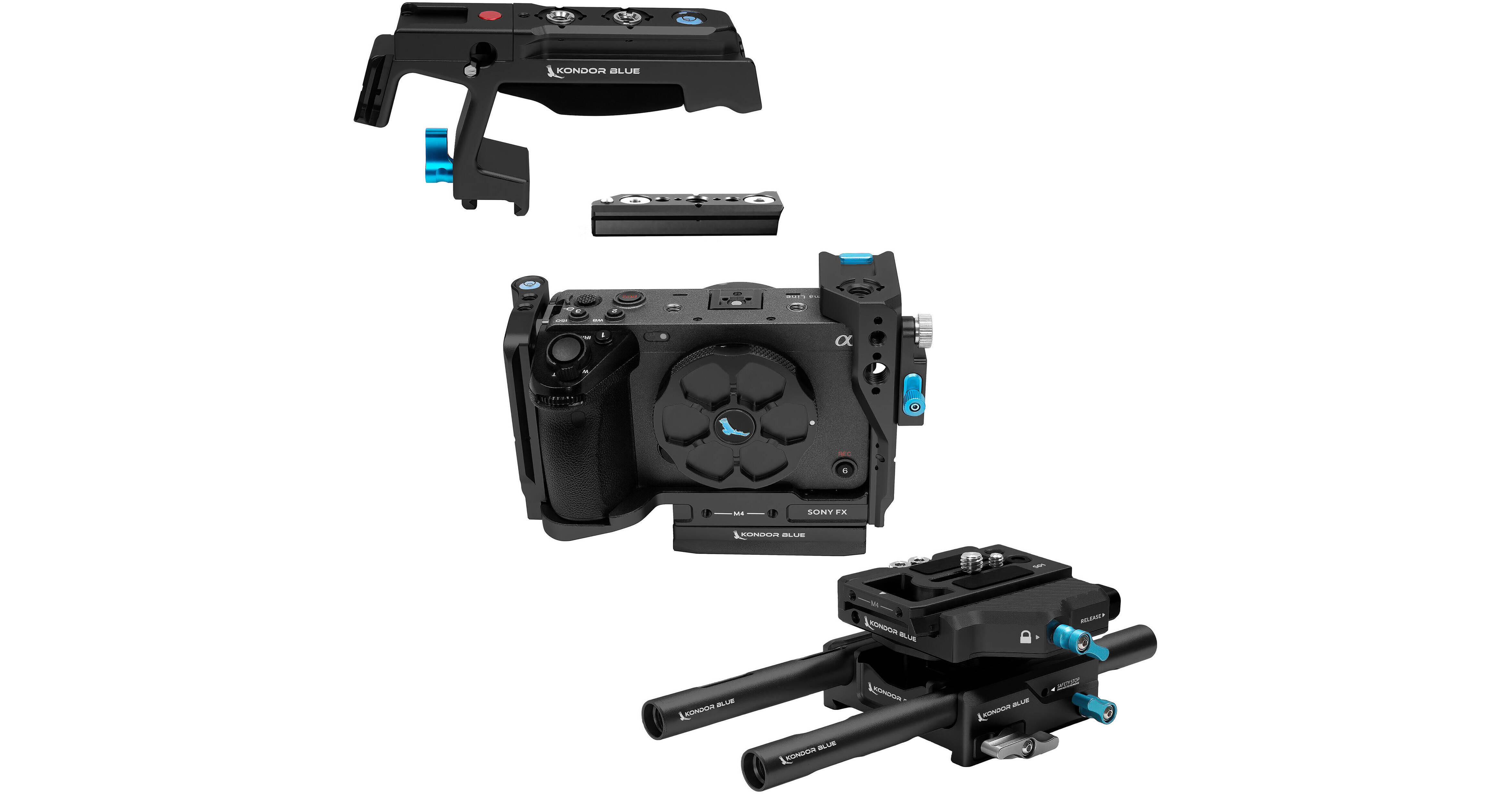 Kondor Blue Base Rig MK II for Sony FX3/FX30 KB_SFX3_BR_BK B&H