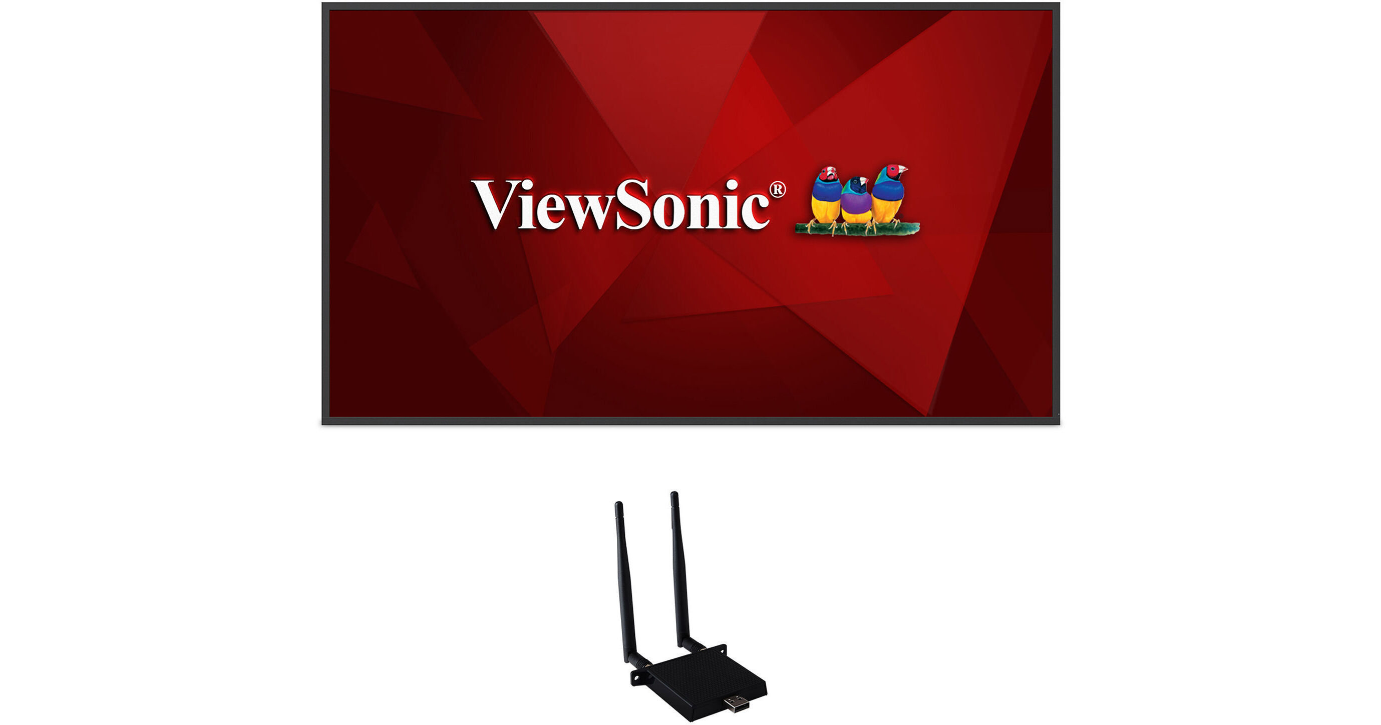 ViewSonic CDE6530-W1 65" UHD 4K Commercial Monitor CDE6530-W1