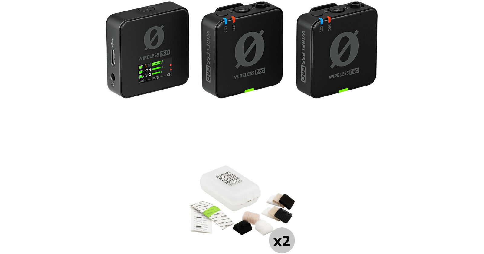 RODE Wireless PRO 2-Person Wireless Microphone System/Recorder