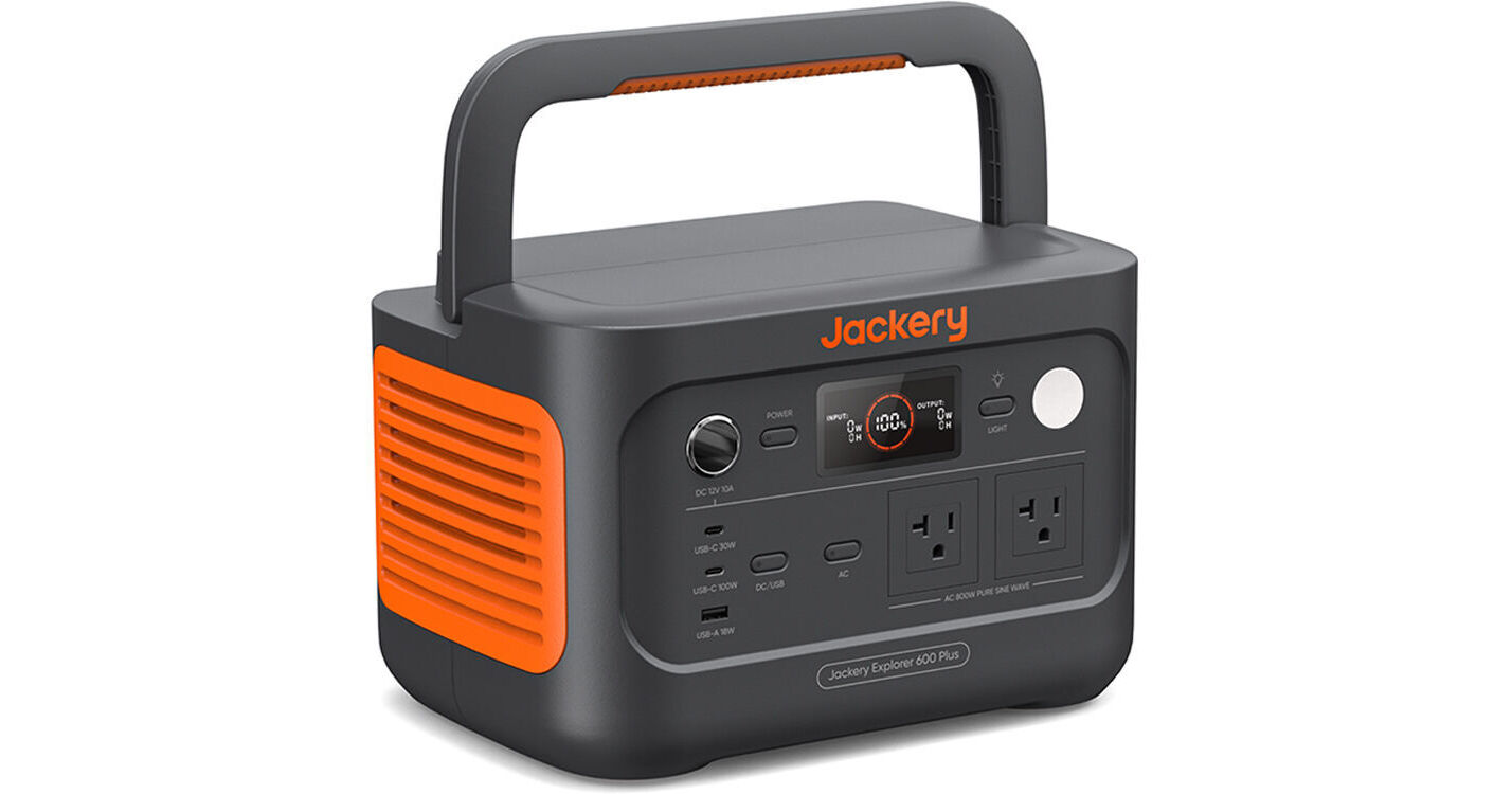 Jackery Explorer 600 Plus Portable Power Station 21-0001-000225