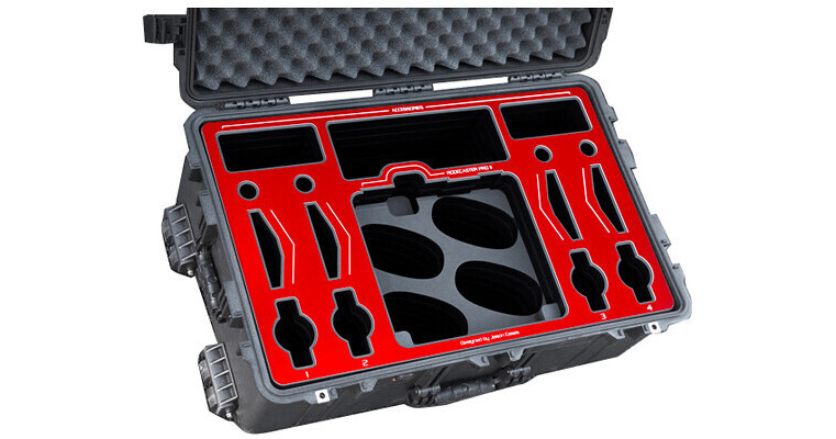 Jason Cases Case with Wheels for RODECaster Pro II, 4 ROCP2PM4RE