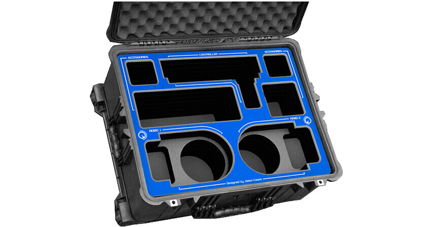 Jason Cases Wheeled Case for Two Sony SRG-A12 Robo SNSRGA12DBU