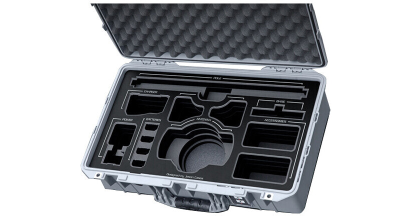 Jason Cases Hard Case with Foam Insert for Trimble R580 TRR580BK