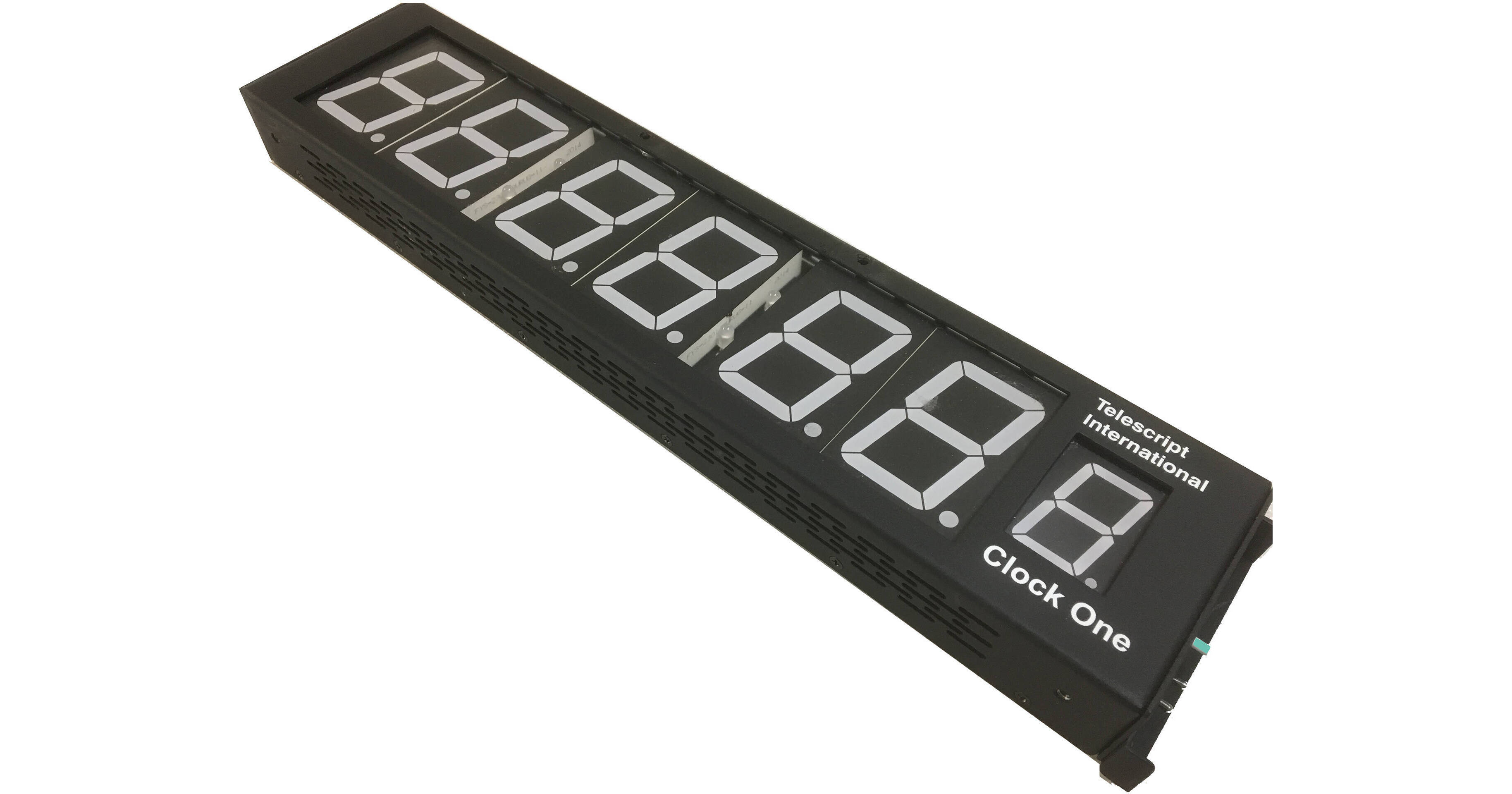 Telescript Clock One Dual Color Timecode Display CLOCKONE B&H