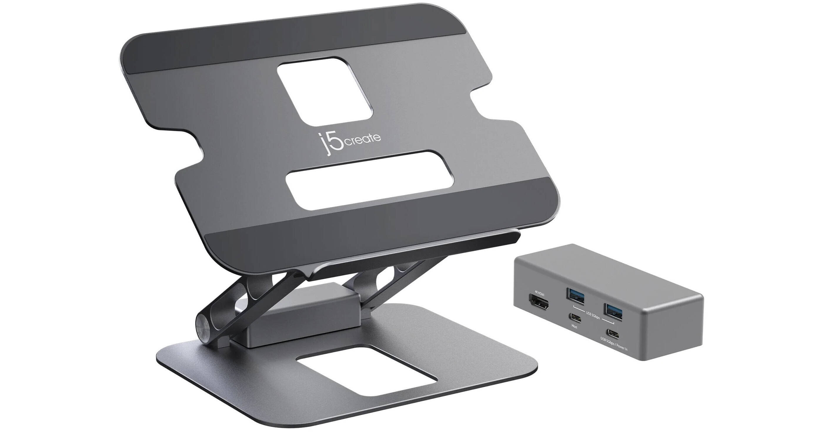 j5create Multi-Angle 4K Docking Stand JTS327 B&H Photo Video