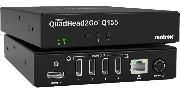 Matrox QuadHead2Go Q155 Multi-Monitor Controller Q2G-H4K2 B&H