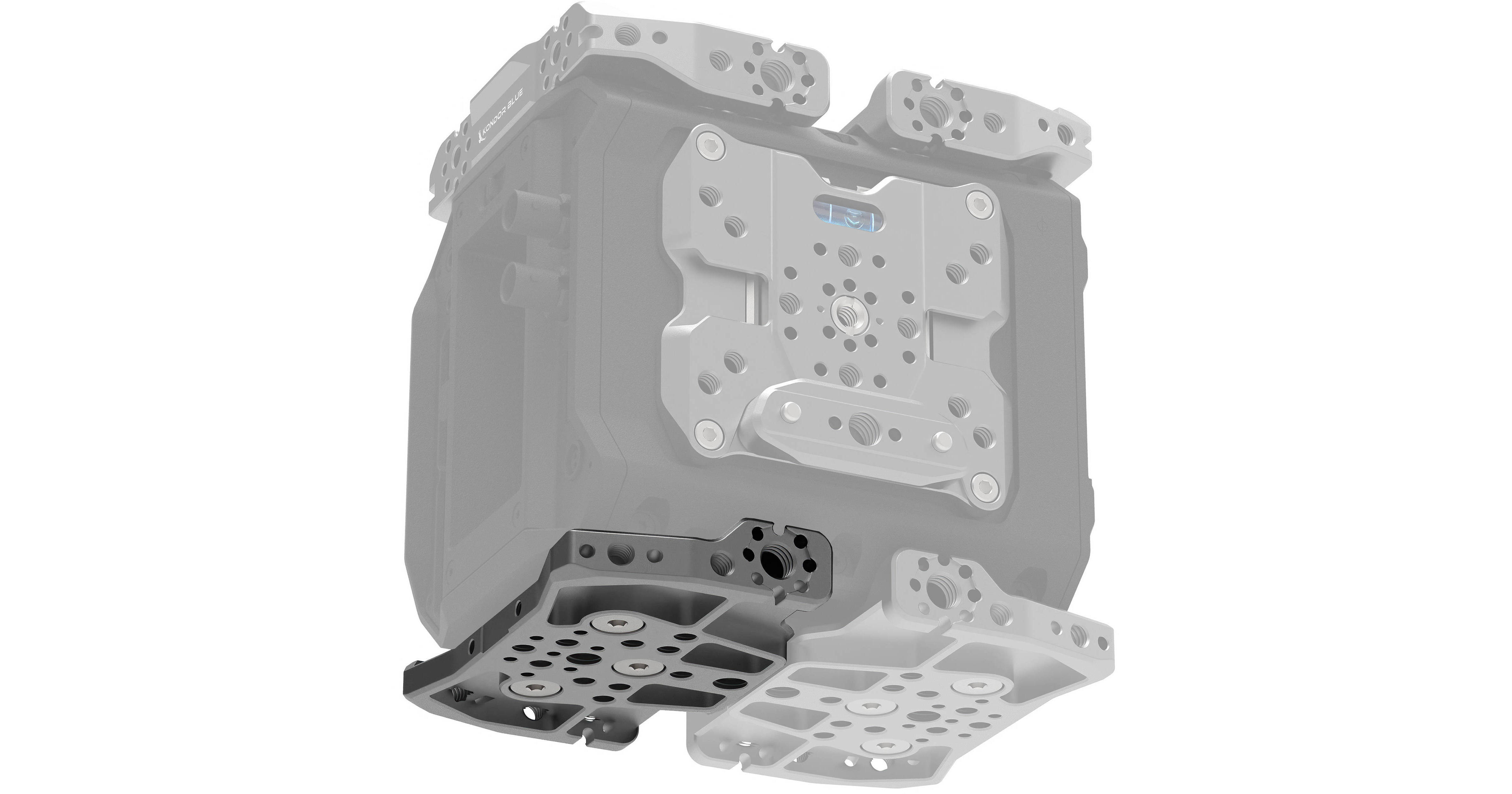 Kondor Blue Bottom Half Plate for PYXIS Cage System KB_PYX_BP