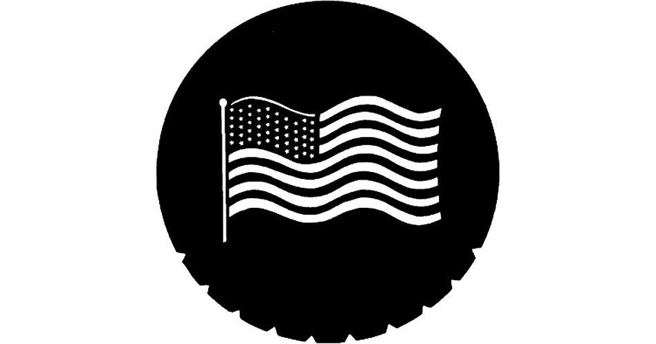 Rosco Steel Gobo #7122 - Waving U.S. Flag - Size E 250771220375
