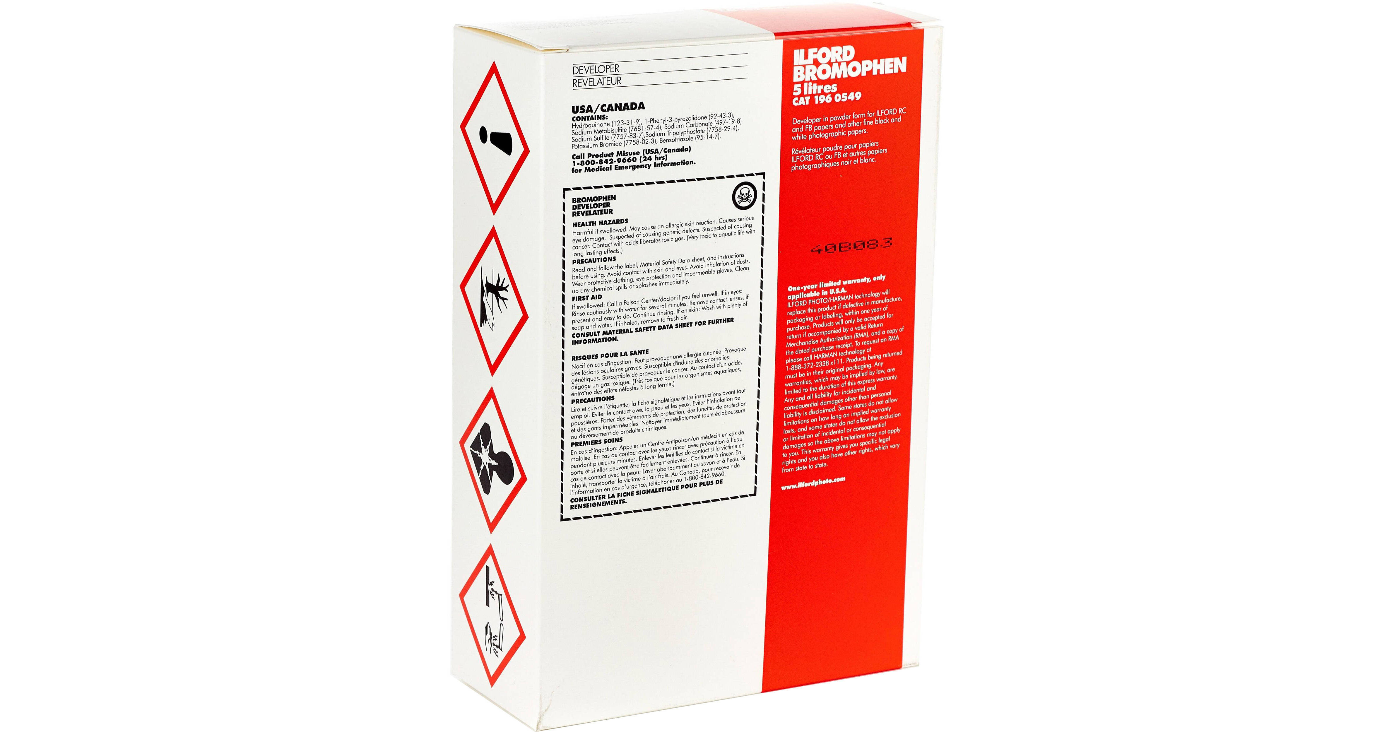 Ilford Bromophen Developer (Powder, Makes 5 Liters) 1960549 B&H