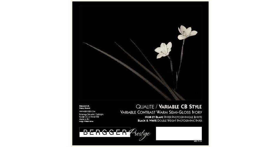 Bergger Prestige Variable CB Warmtone Baryta Paper VCCBS1620/25