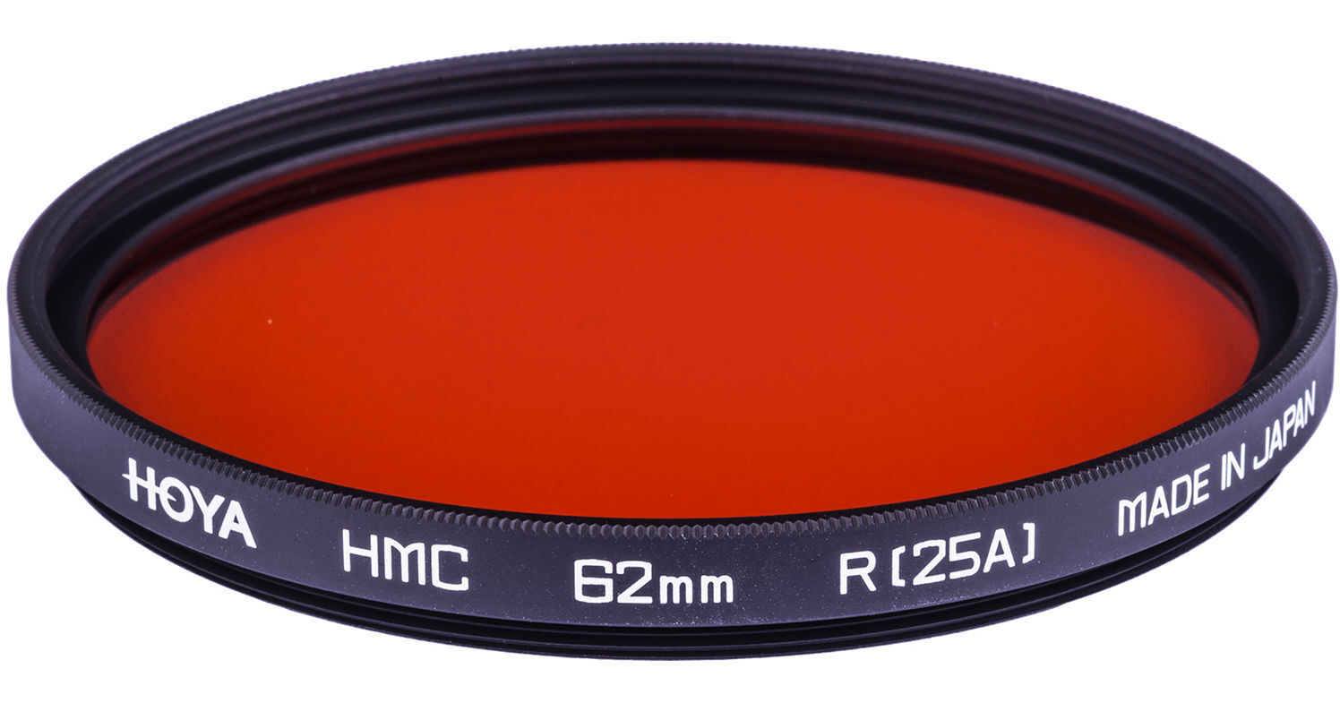 Hoya 62mm Red #25A (HMC) Multi-Coated Glass Filter A-6225A-GB