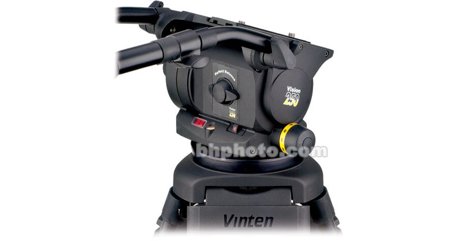 Vinten VISION 250 Fluid Head (Quickfix and Flat Base) 3465-3F